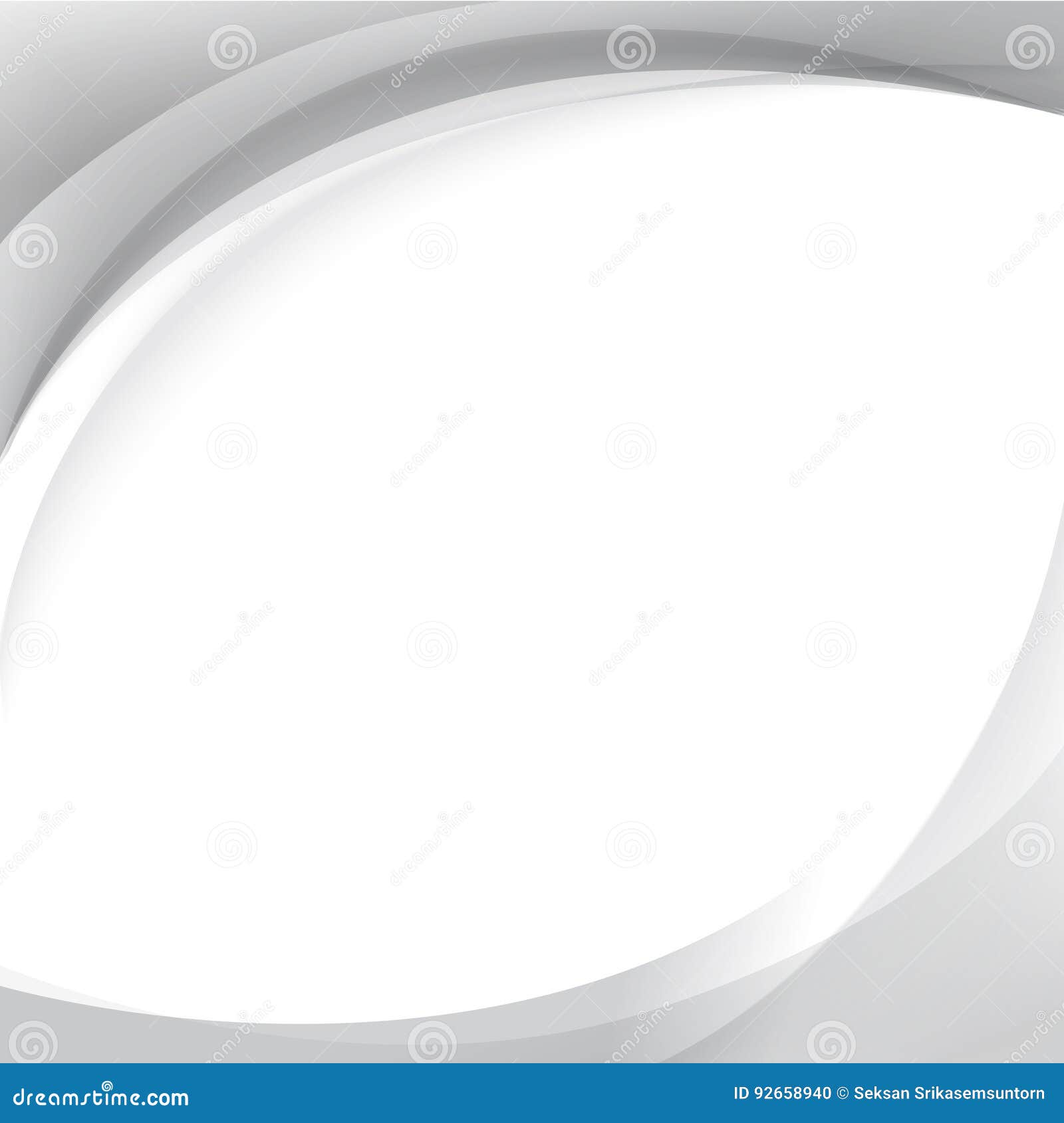 Gray Curve Abstract Background Stock Vector - Illustration of silver ...