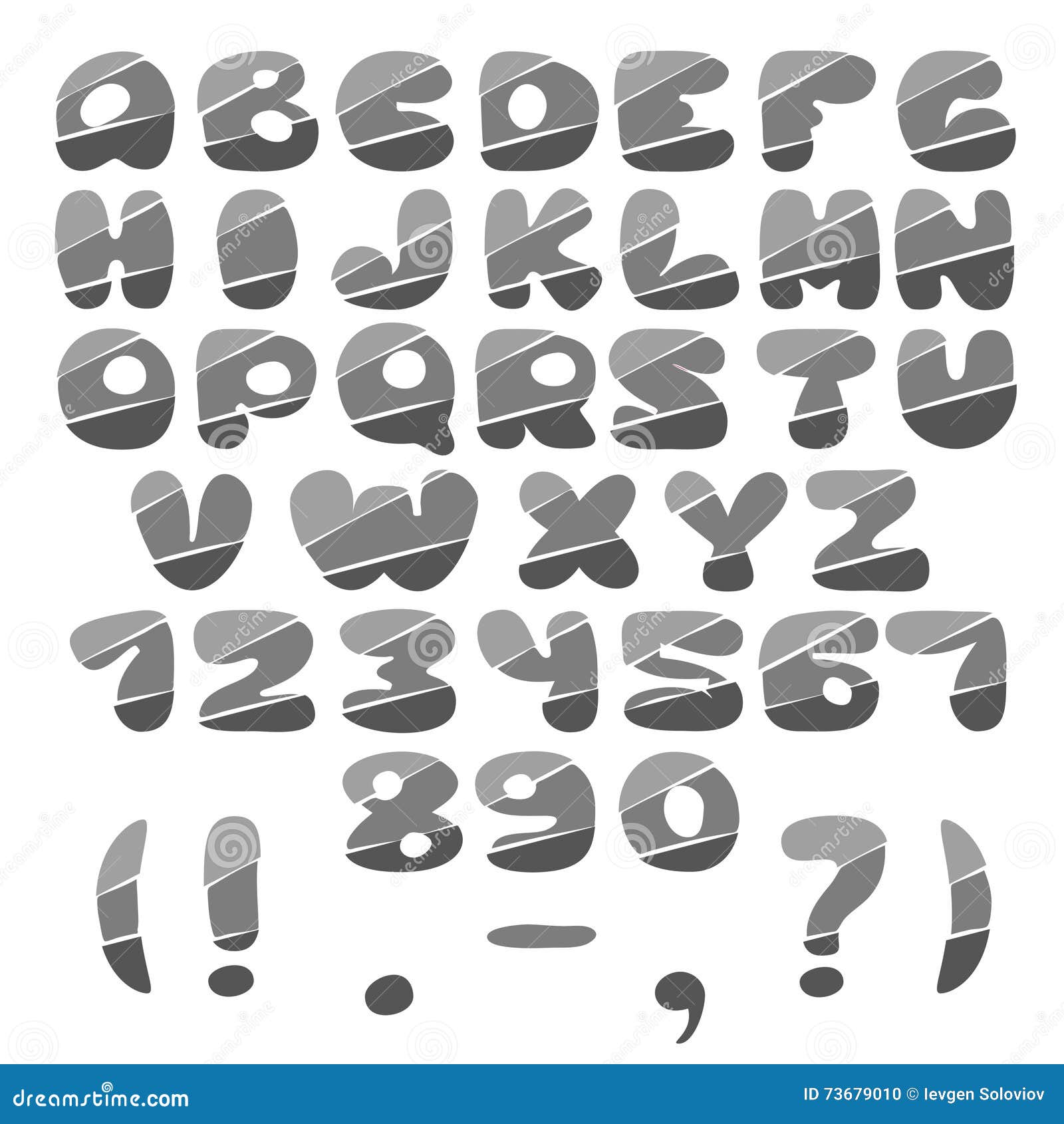 Gray cut Alphabet stock vector. Illustration of message - 73679010