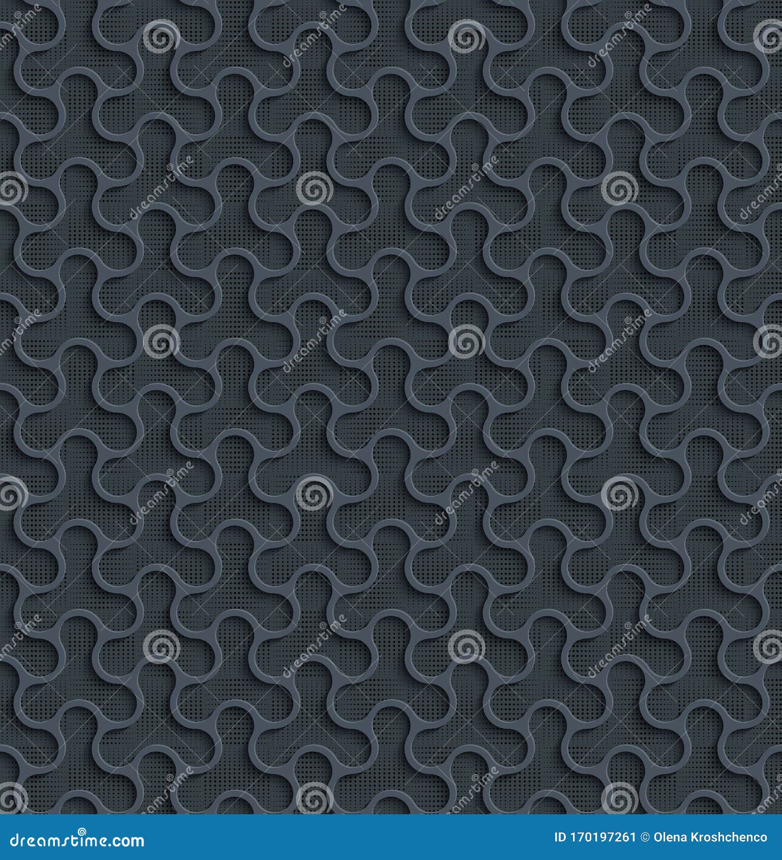 Gray 3d Seamless Web Geometric Pattern Stock Vector - Illustration of ...