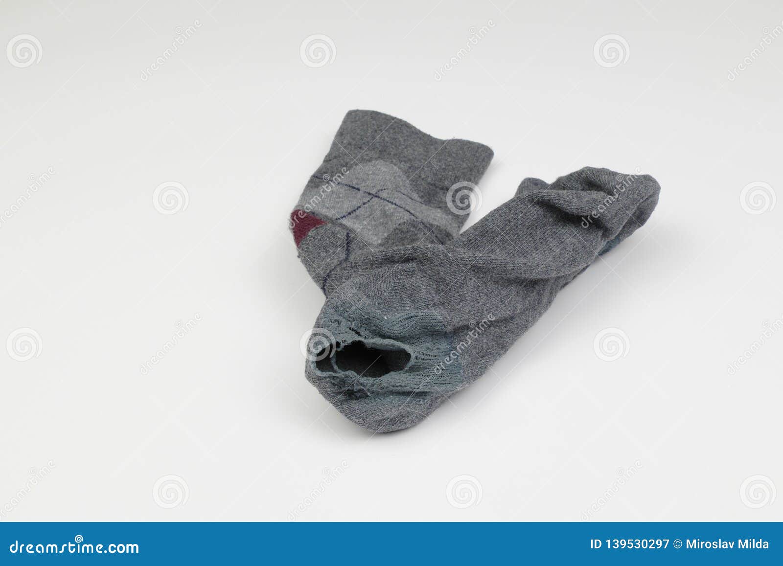 Damaged socks stock image. Image of detail, foot, background - 139530297