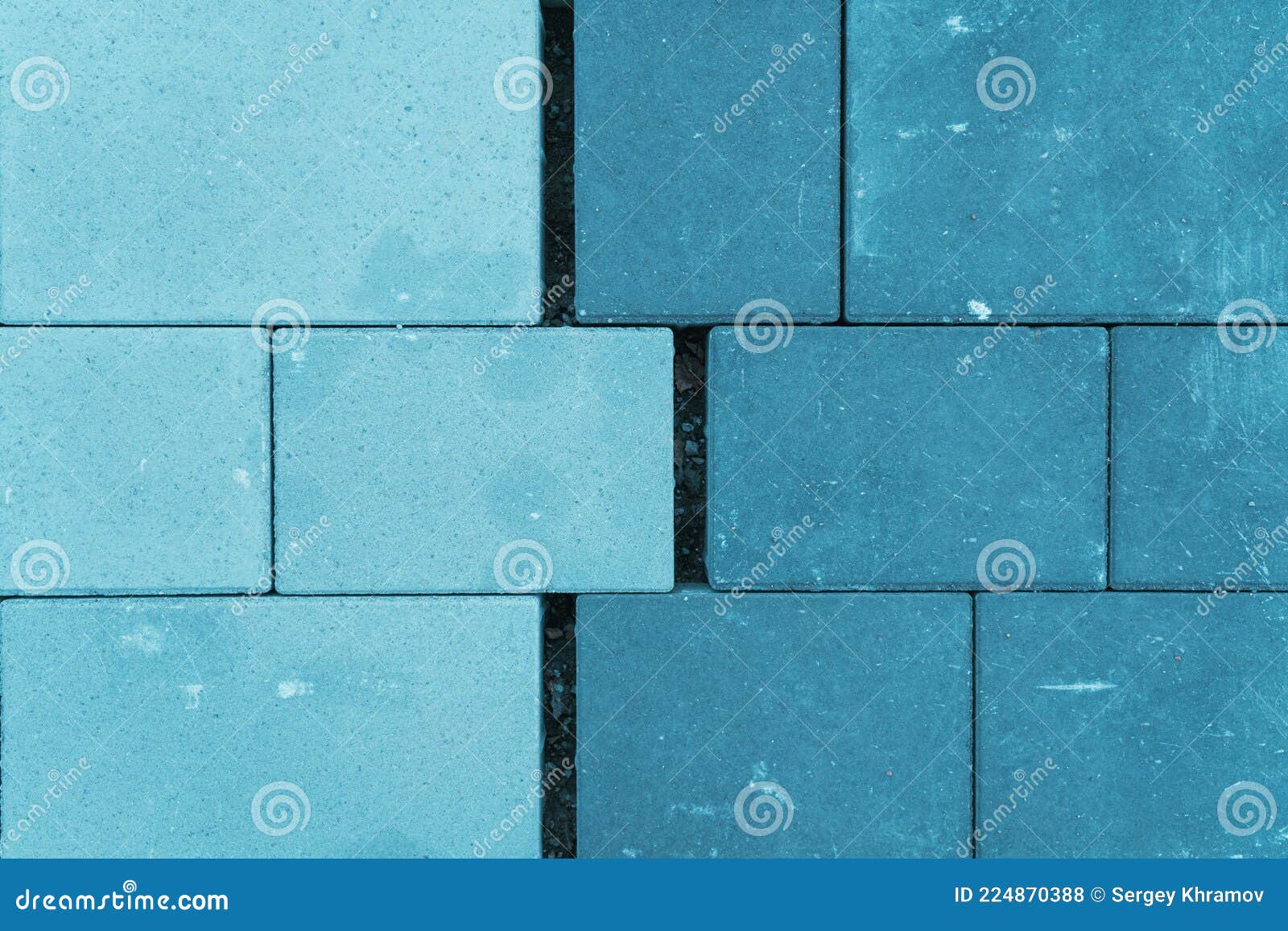 Gray and Dark Gray Rectangular Paving Slabs Top View Stock Photo ...