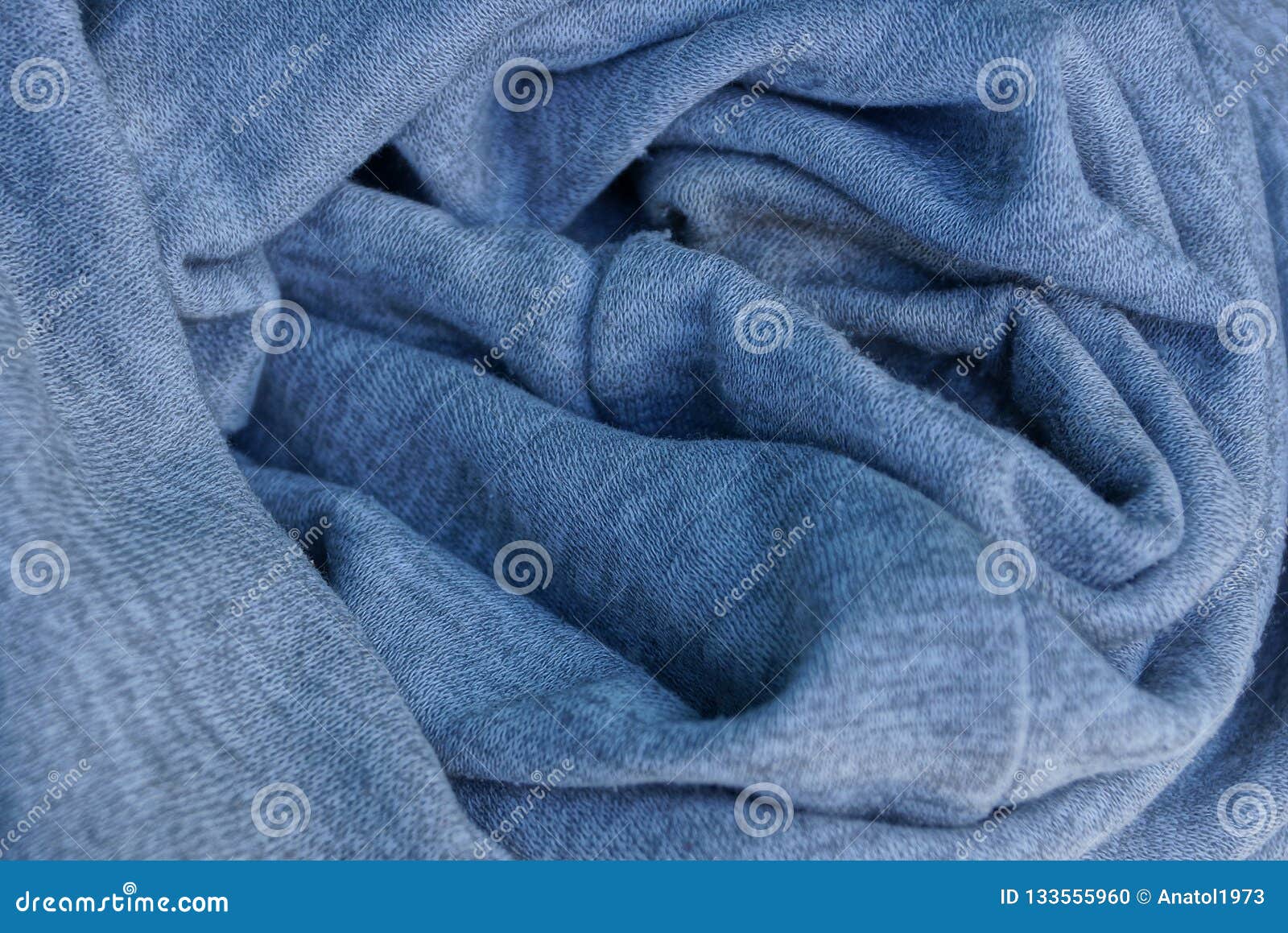 Gray Dark Texture from a Crumpled Piece of Clothing Stock Photo - Image ...