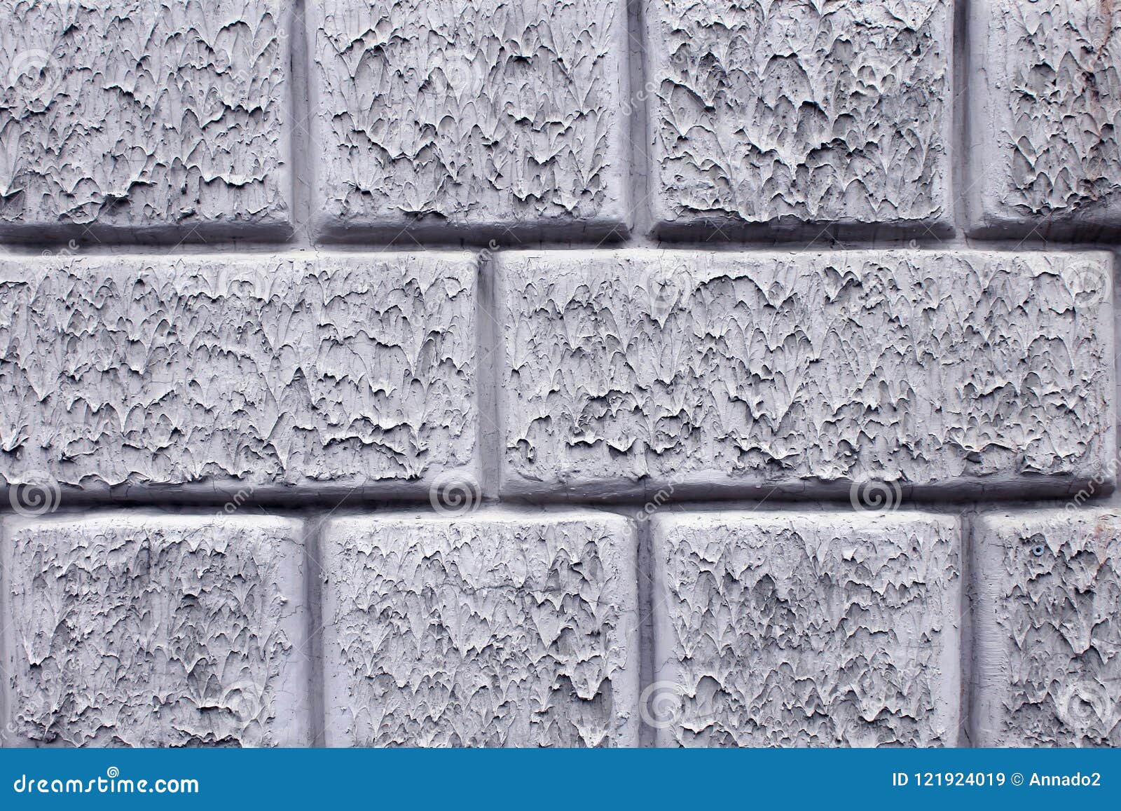 Gray Decorative Plaster on the Facade Stock Image - Image of grey ...