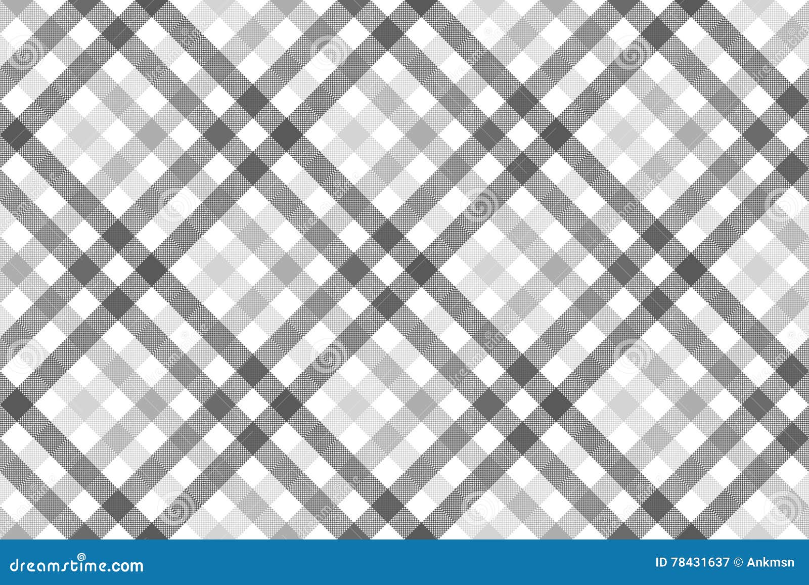 Gray Diagonal Check Seamless Pattern Stock Vector - Illustration of ...