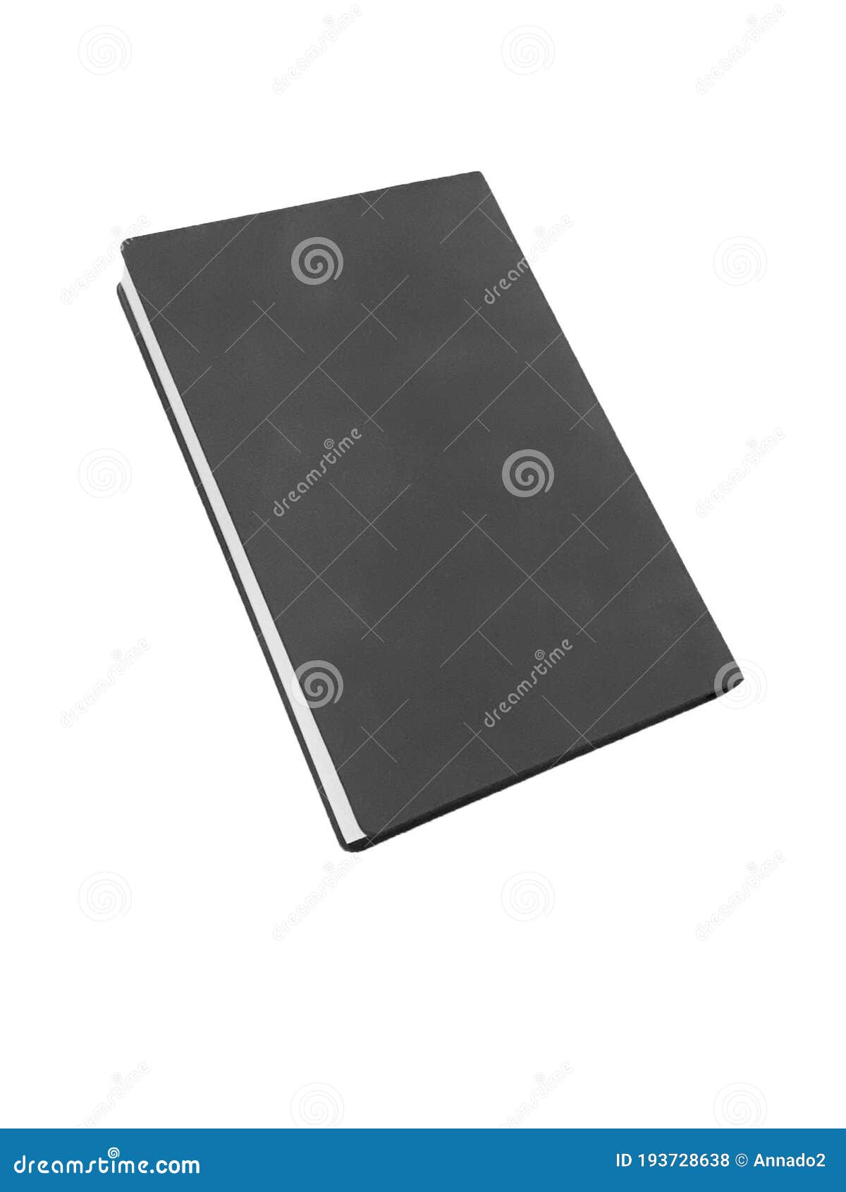 Gray Diary, Isolate on White Background Close Up Stock Photo - Image of ...