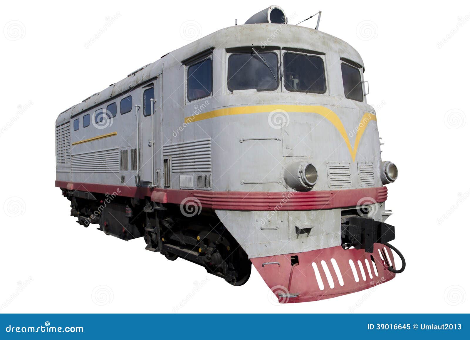 Gray Big Rig Diesel Semi Truck With Grille Guard Transporting Cargo In ...