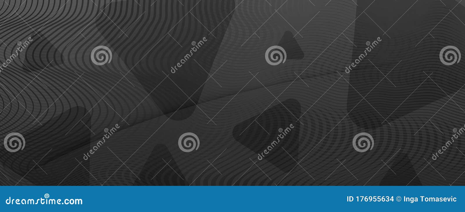 Gray Digital Background. Flow 3d Motion Stock Vector - Illustration of ...