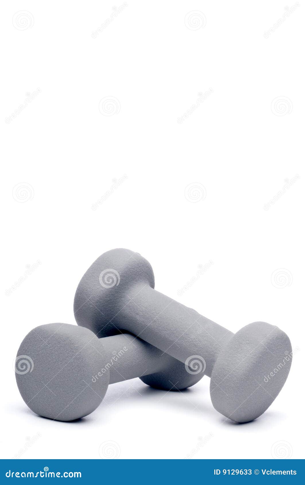 Gray dumbell free weights stock image. Image of fitness - 9129633