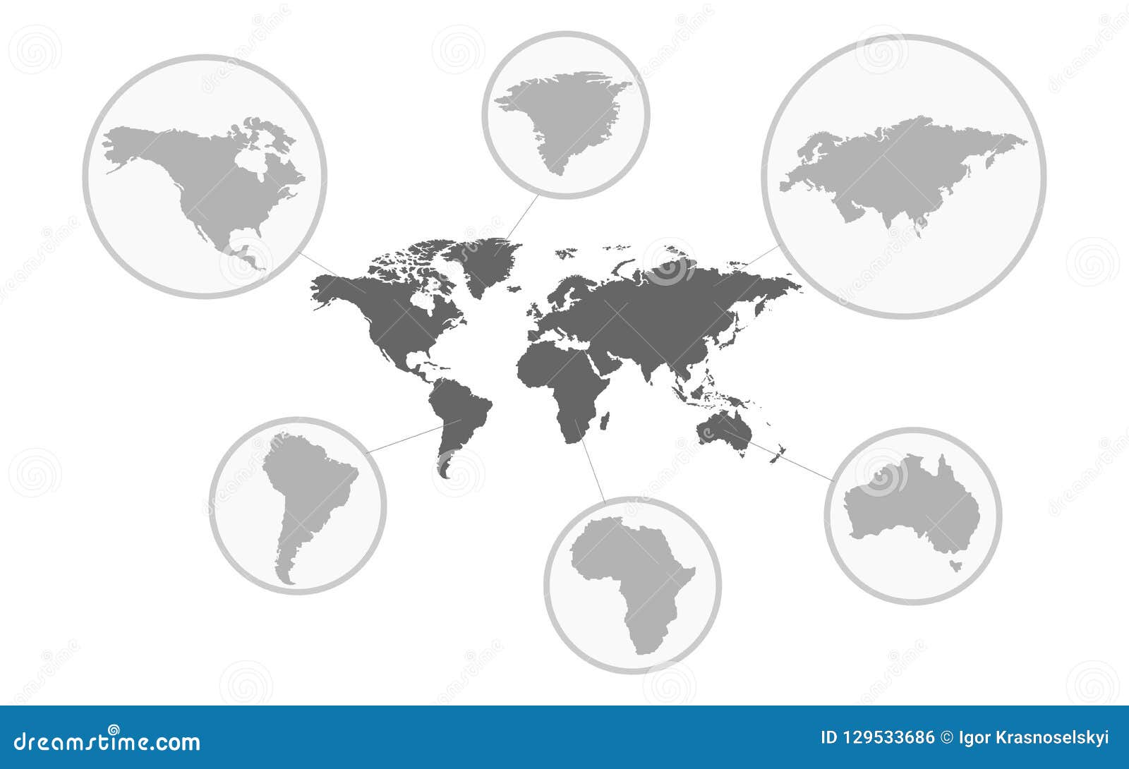 Red 3D Wold Map Stock Illustration | CartoonDealer.com #23141419
