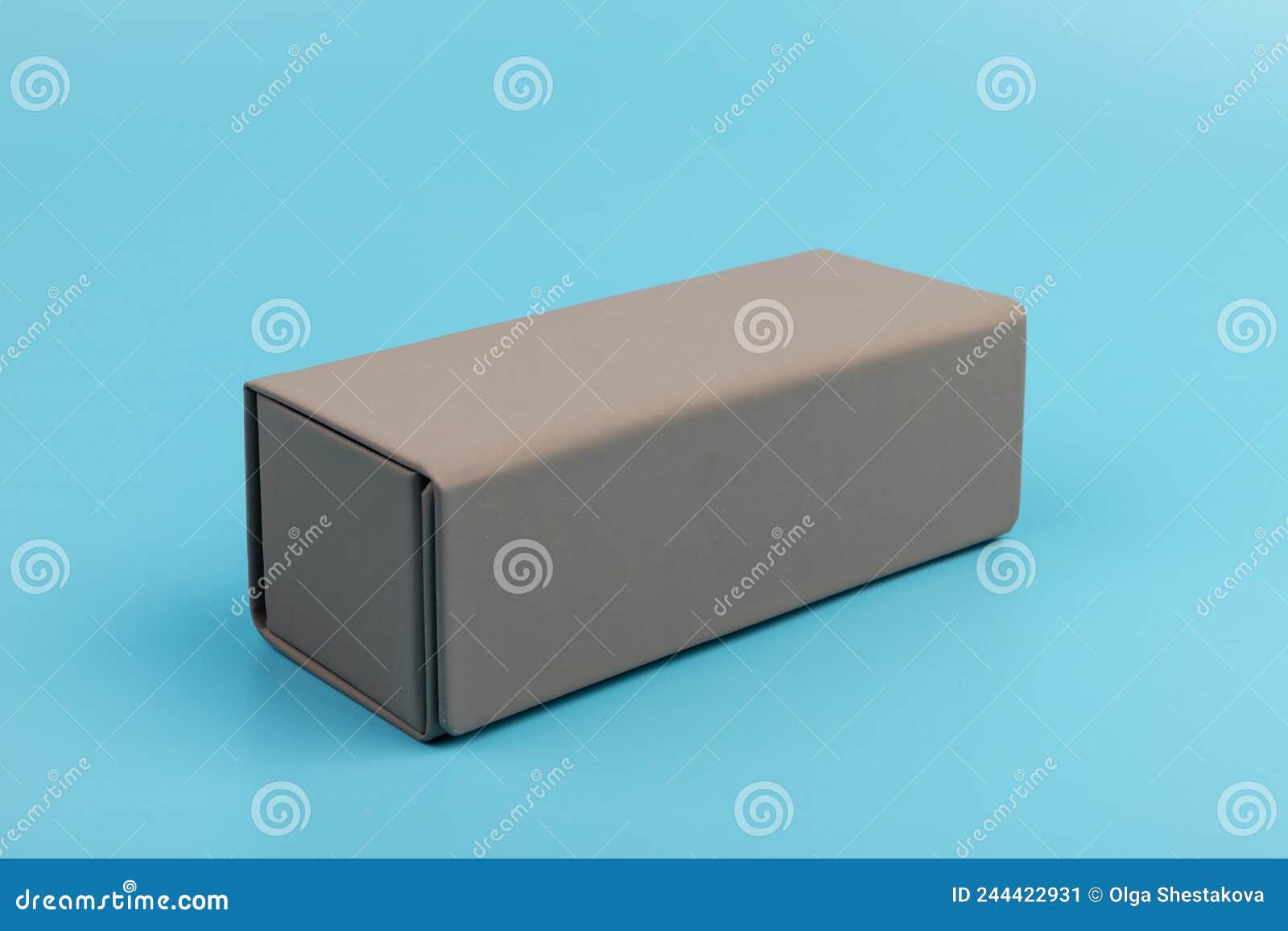Gray Empty Rectangular Box for Branding, Presentation and Mockup Stock ...