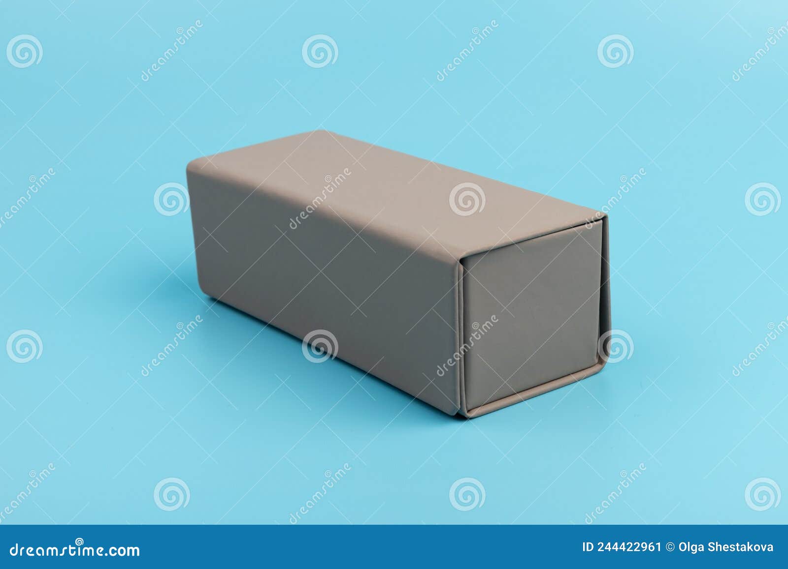 Gray Empty Rectangular Box for Branding, Presentation and Mockup Stock ...