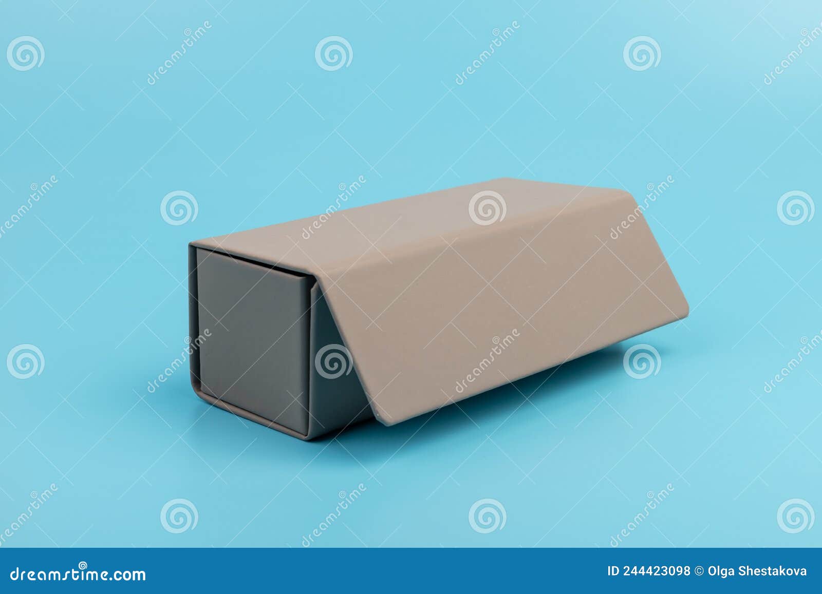 Gray Empty Rectangular Box for Branding, Presentation and Mockup Stock ...
