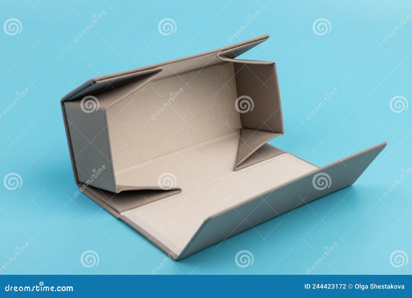 Gray Empty Rectangular Box for Branding, Presentation and Mockup Stock ...