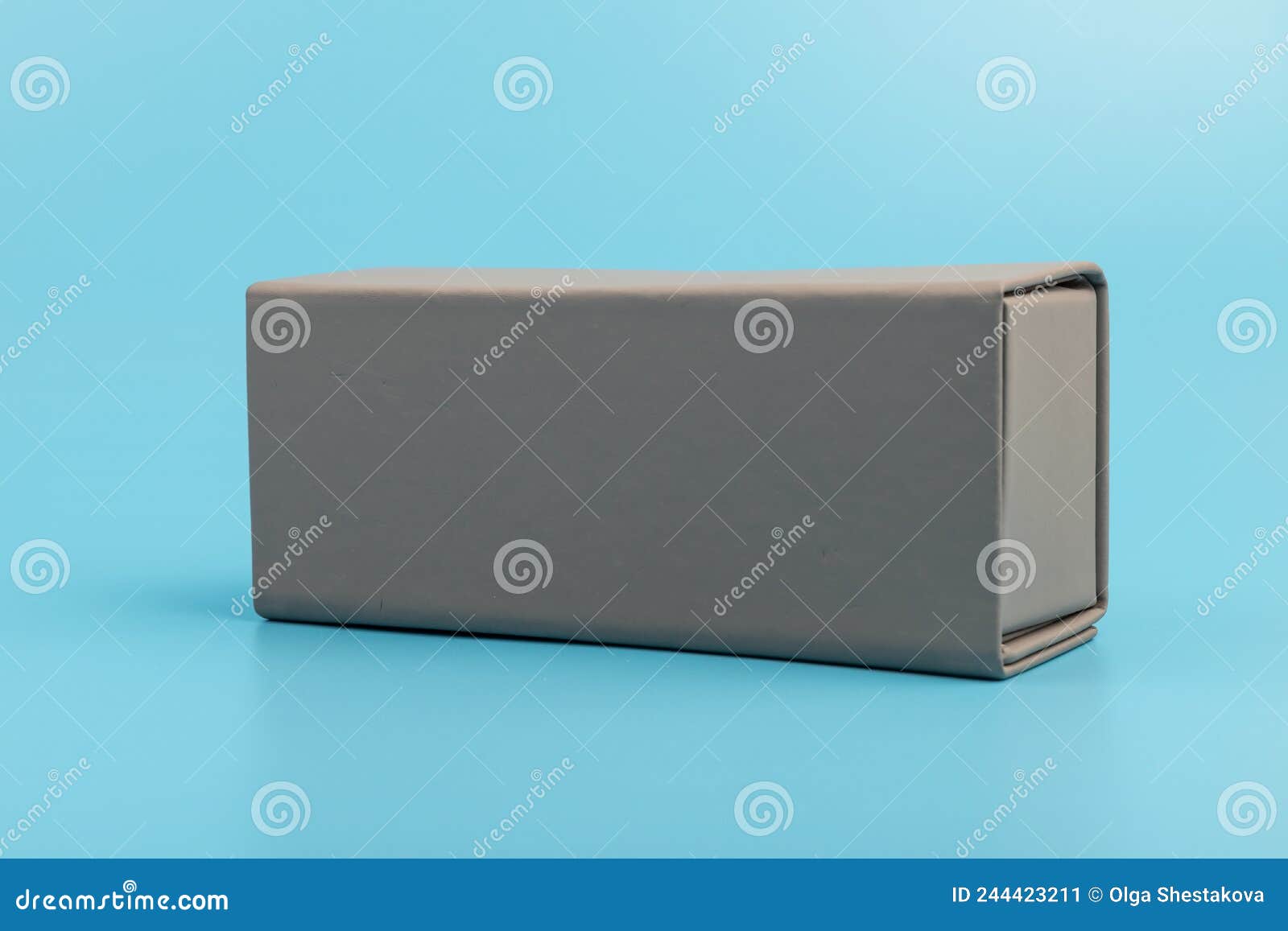 Gray Empty Rectangular Box for Branding, Presentation and Mockup Stock ...