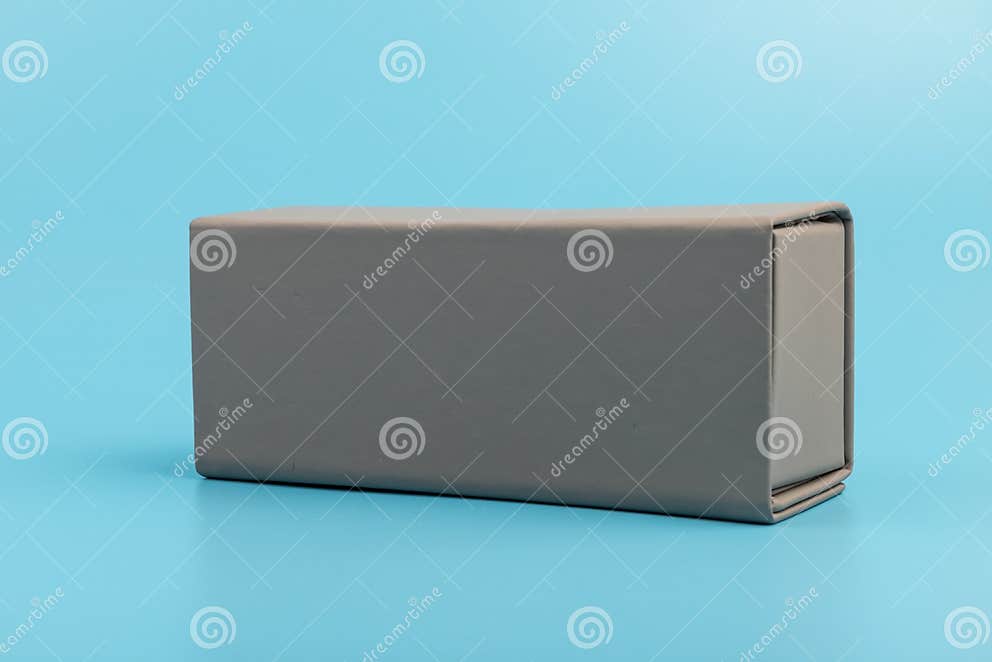 Gray Empty Rectangular Box for Branding, Presentation and Mockup Stock ...
