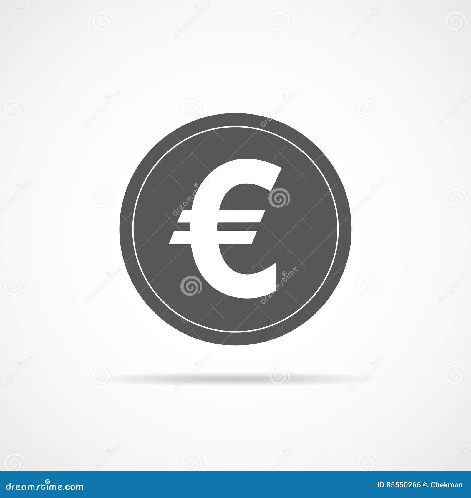 Gray Euro Sign Stock Photography | CartoonDealer.com #15215810