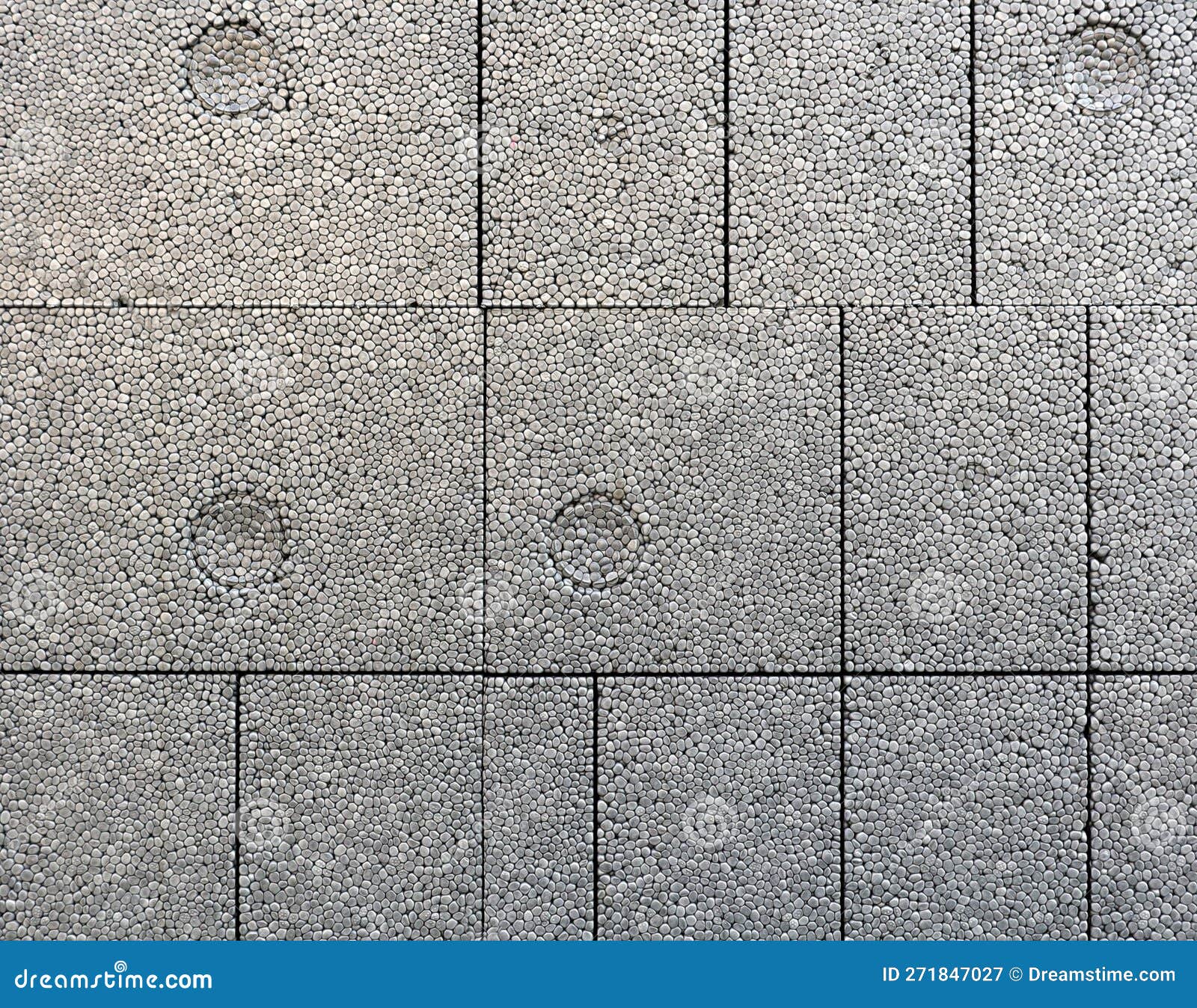 Gray Expanded Polystyrene Insulation Sheets. Close Up Stock Image ...