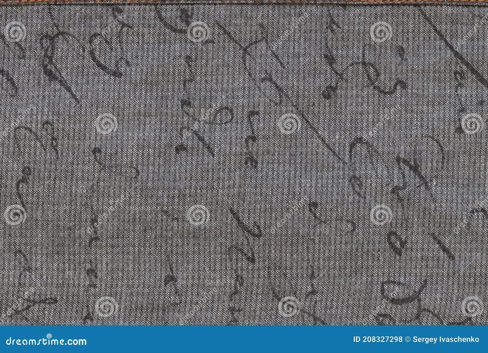 Gray fabric texture. stock photo. Image of clothing - 208327298