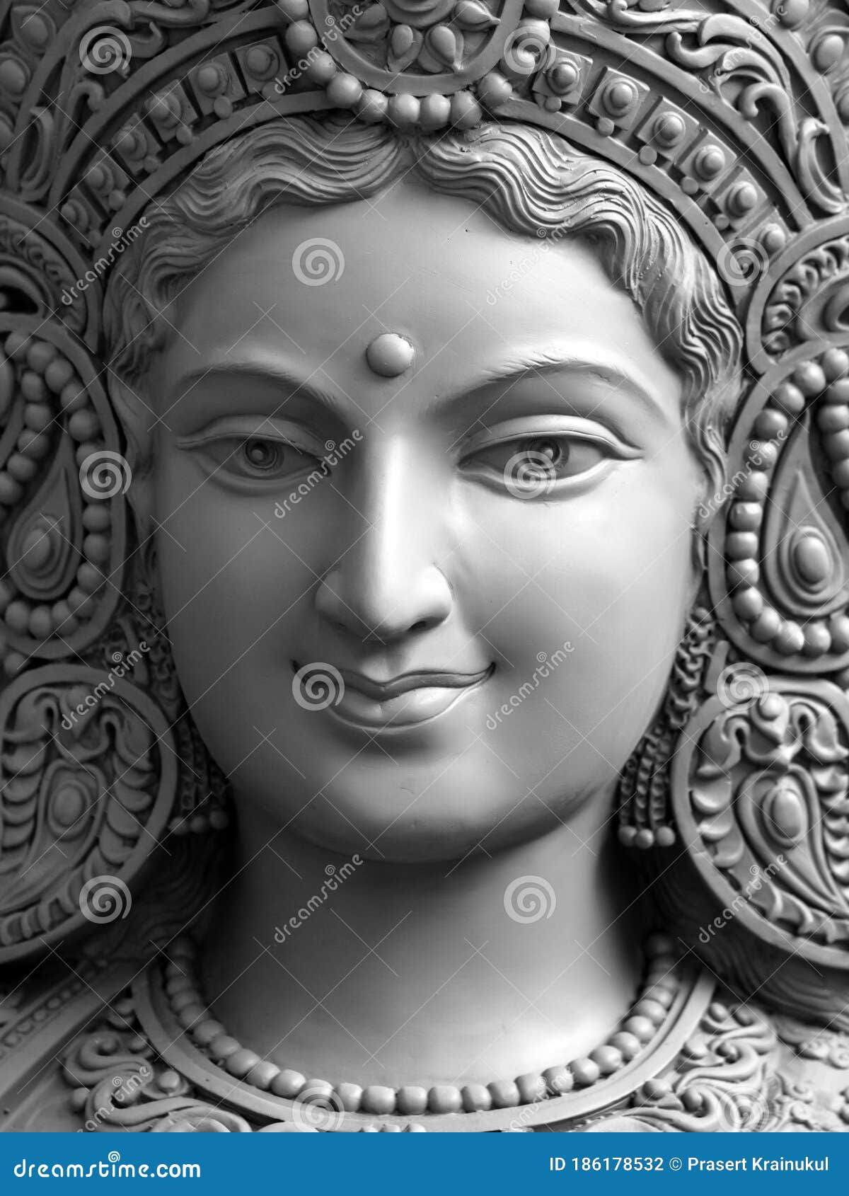 Gray Face of god statue stock photo. Image of fairy - 186178532
