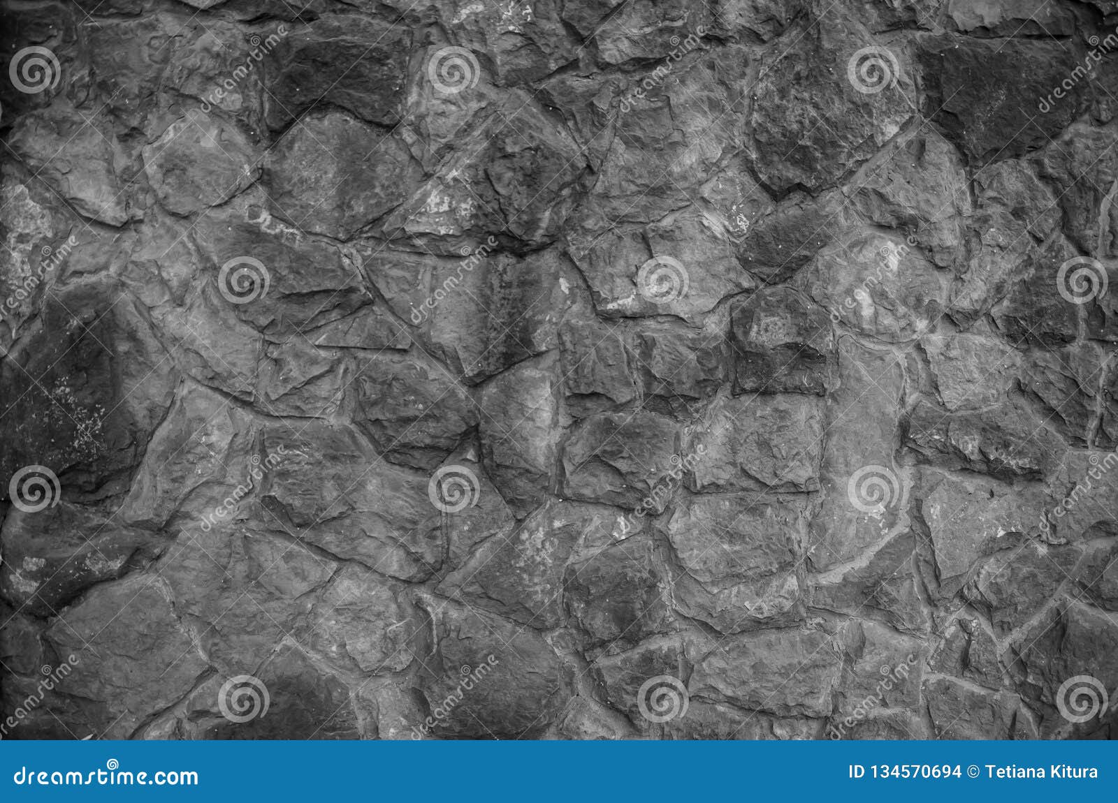 Dark, Gray, Stone Wall for the Background Stock Photo - Image of ...
