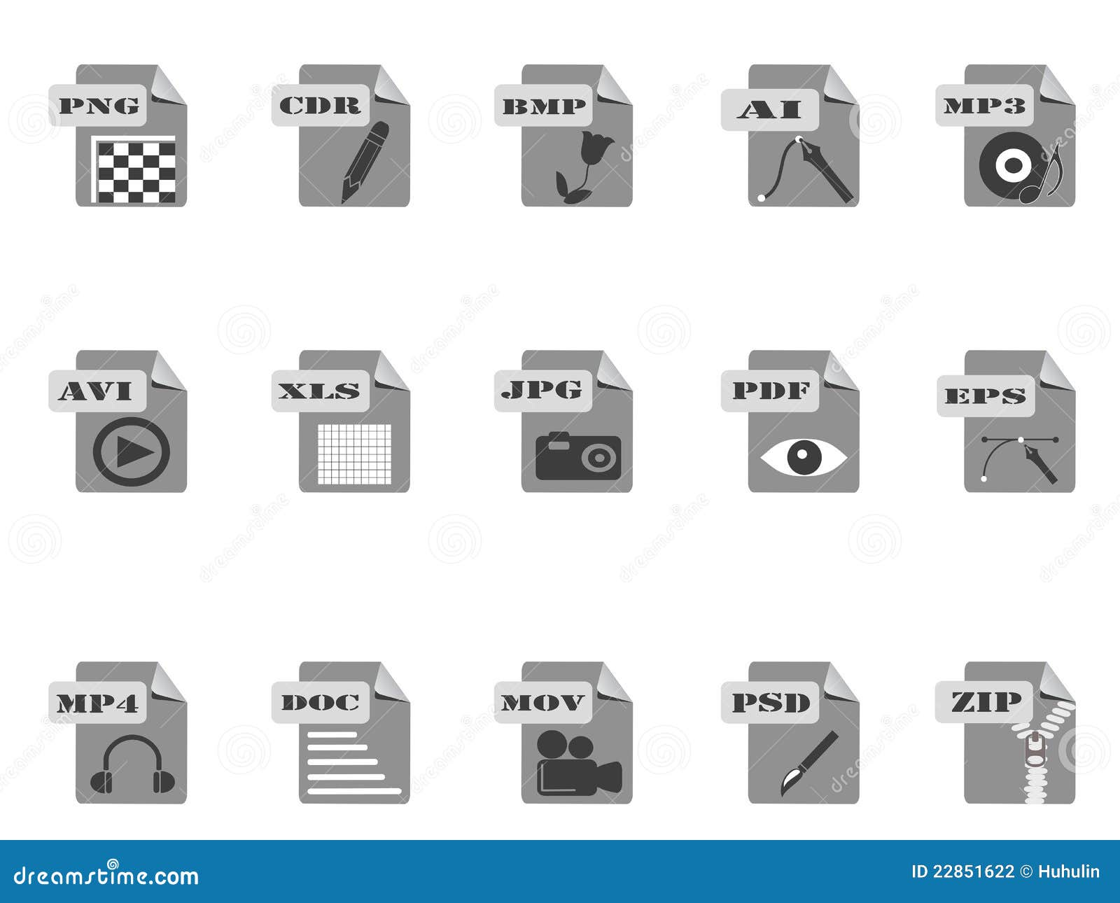 Gray files icon editorial photography. Illustration of icon - 22851622