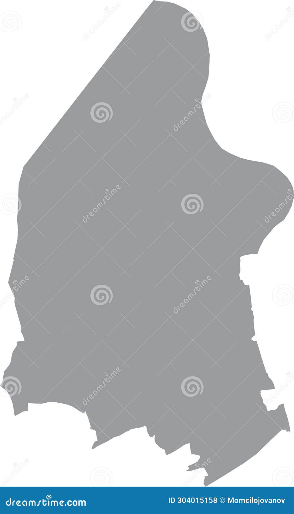 Gray Map of the Municipality BEVEREN, BELGIUM Stock Vector ...
