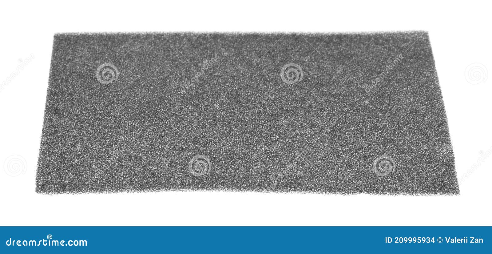 Gray Foam Rubber Isolated on White Background Stock Photo - Image of ...