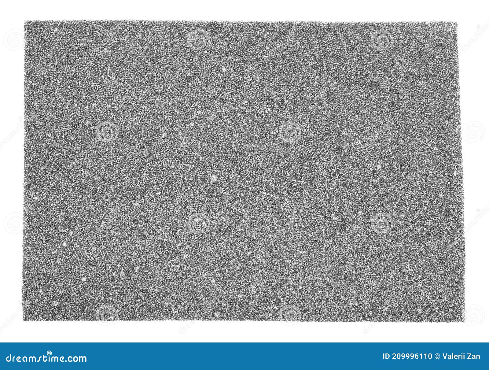 Gray Foam Rubber Isolated on White Background Stock Photo - Image of ...