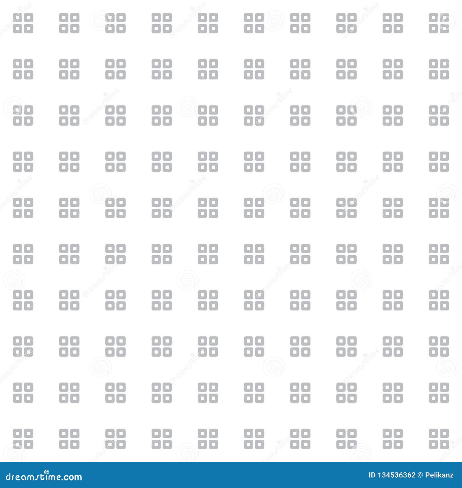 Gray Four Round Corner Squares Group Dotted Pattern Design Element ...