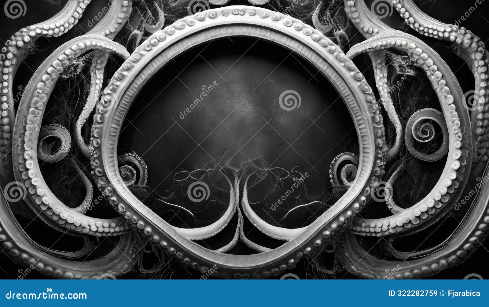 One Gray Octopus With Long Legs And A Large Head Cartoon Vector ...