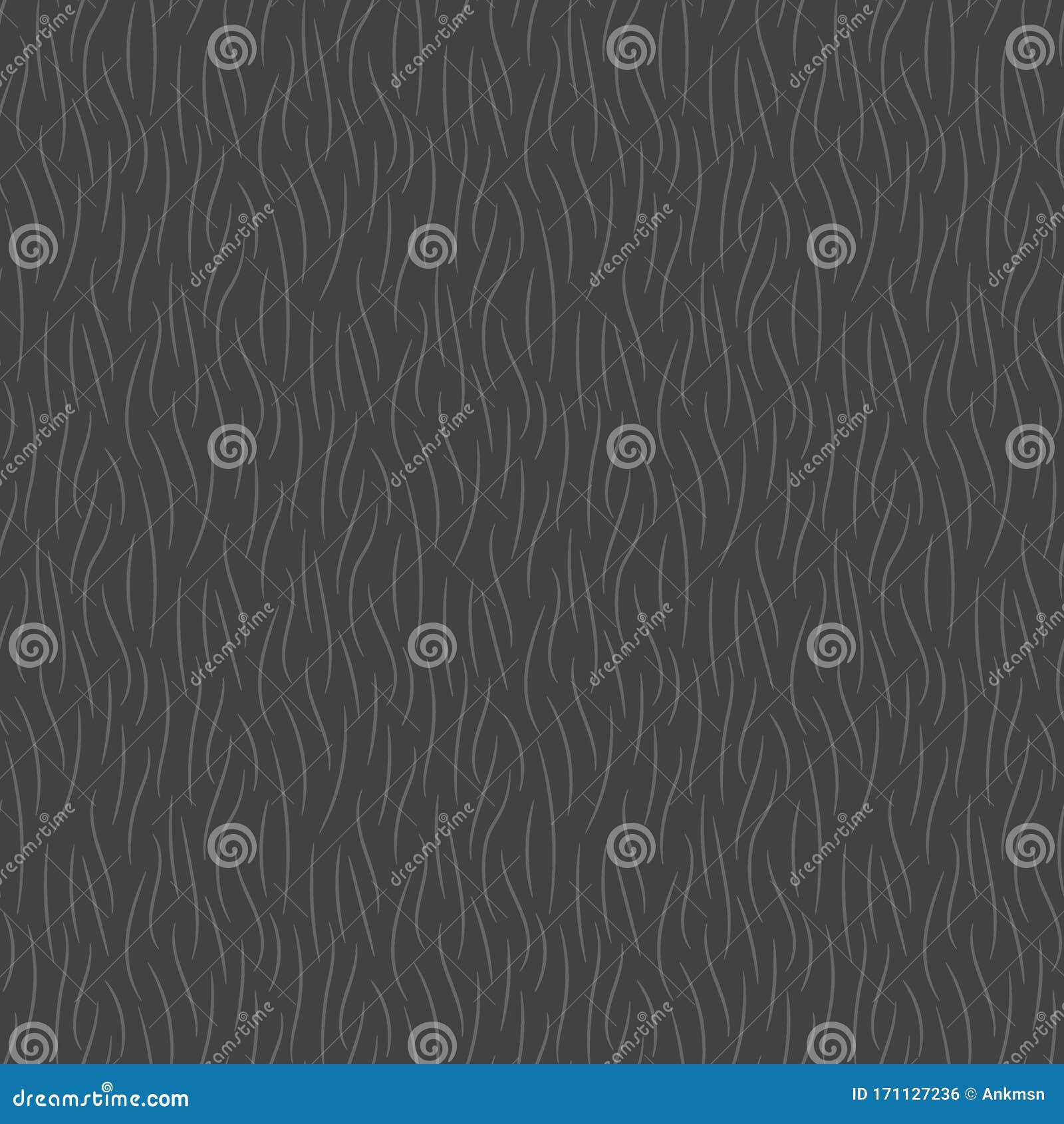 Gray Fur Texture Abstract Background Seamless Pattern Stock Vector ...