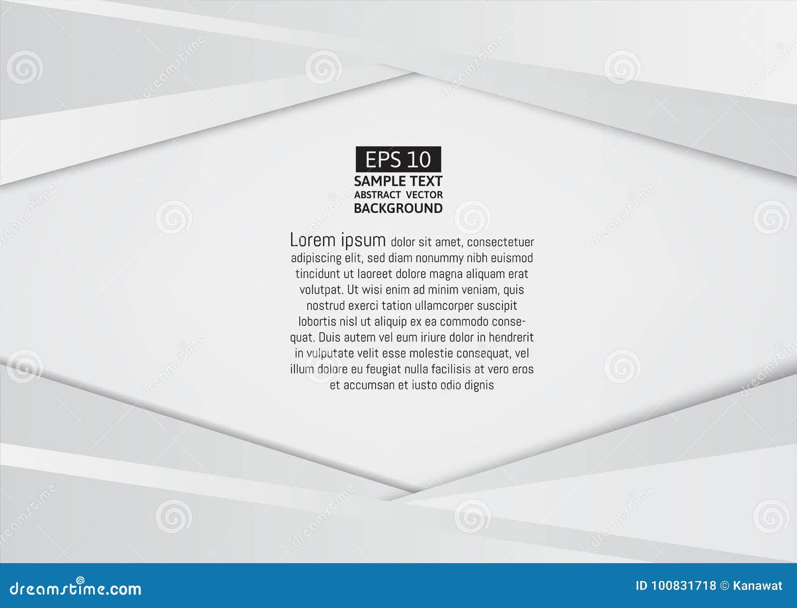 Gray Geometric on Dark Vector Background Vector Illustration Stock ...