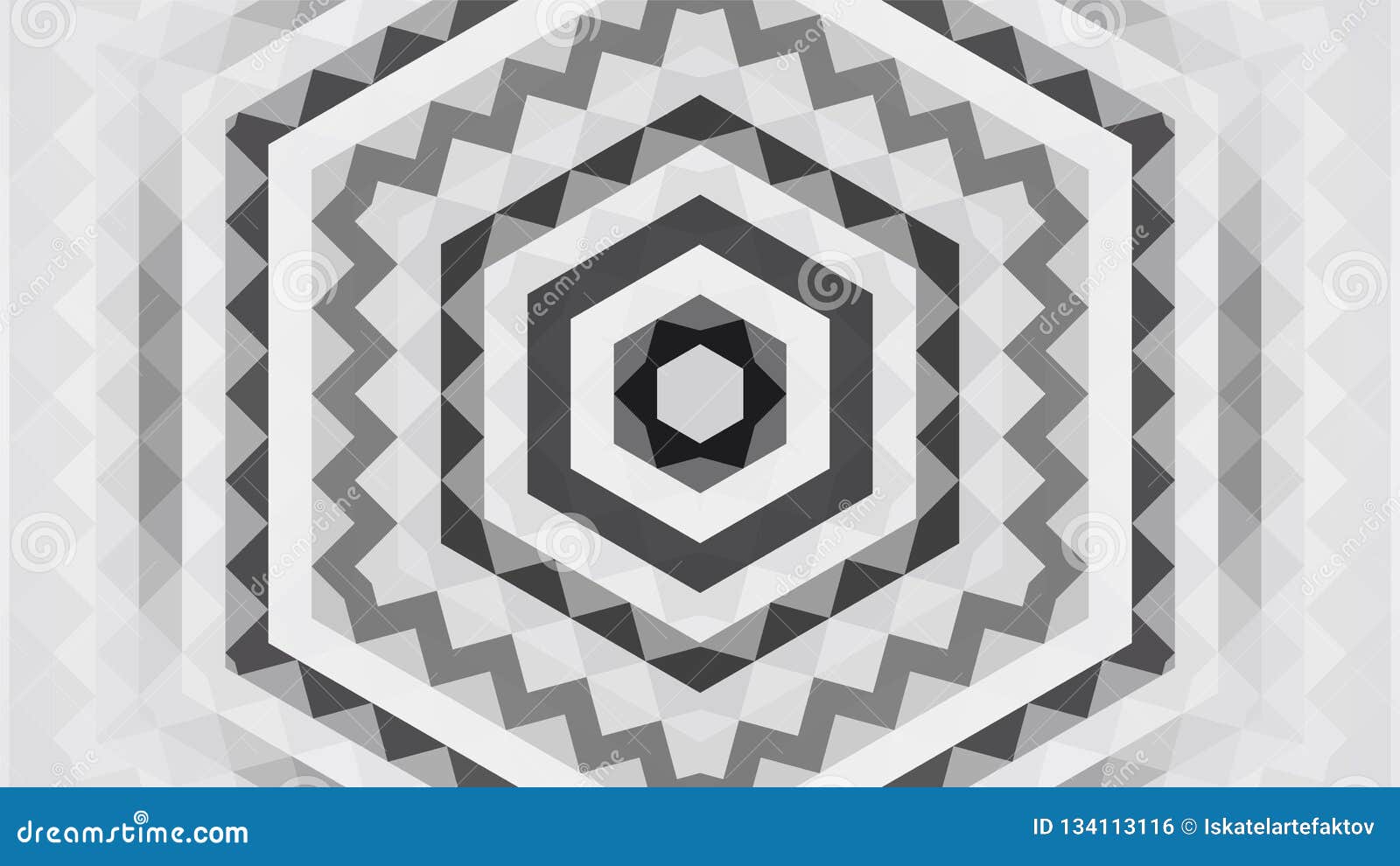 Gray Geometric Design, Gray Abstract Background. Mosaic of a Vector ...