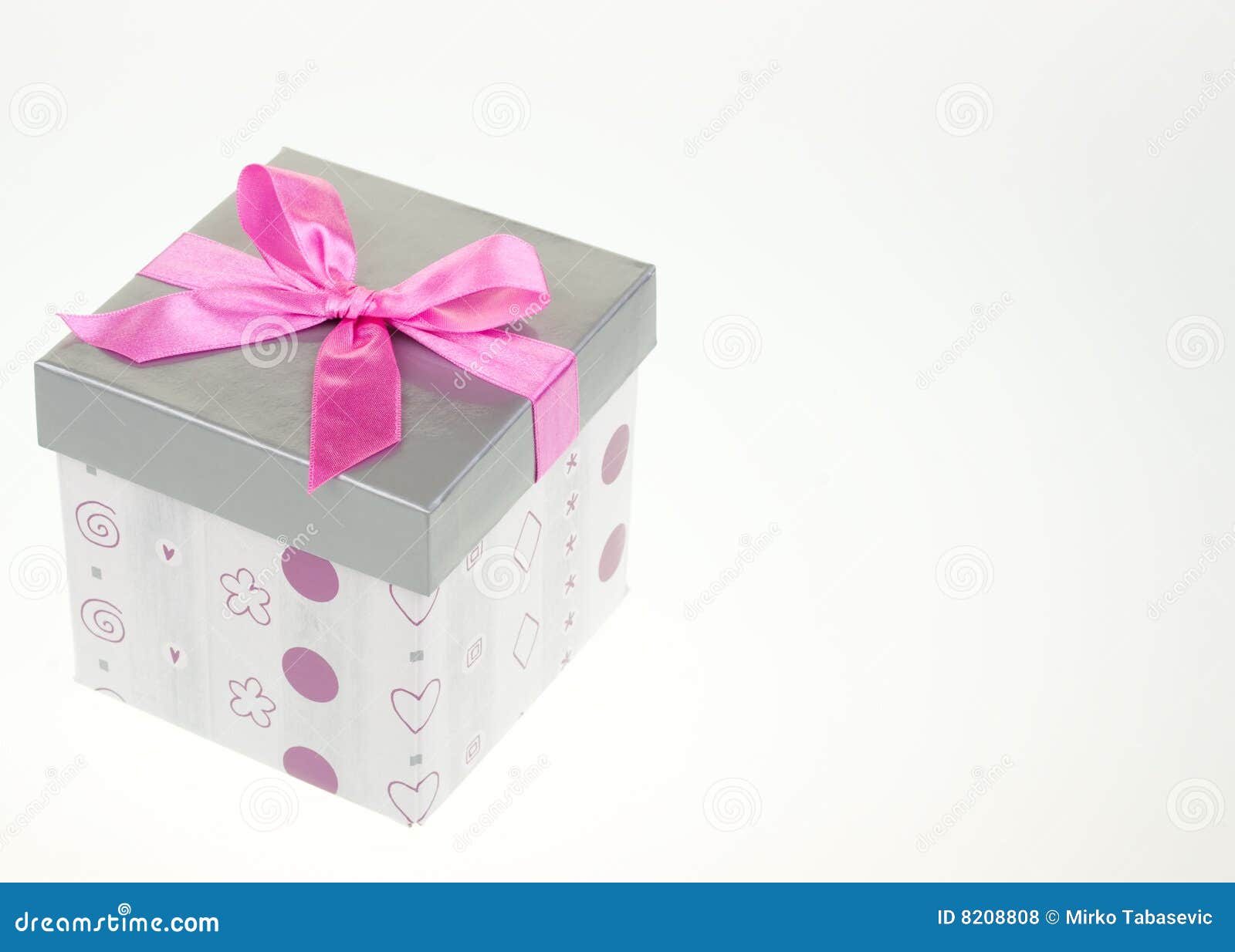 Gray Gift Box Picture. Image: 8208808