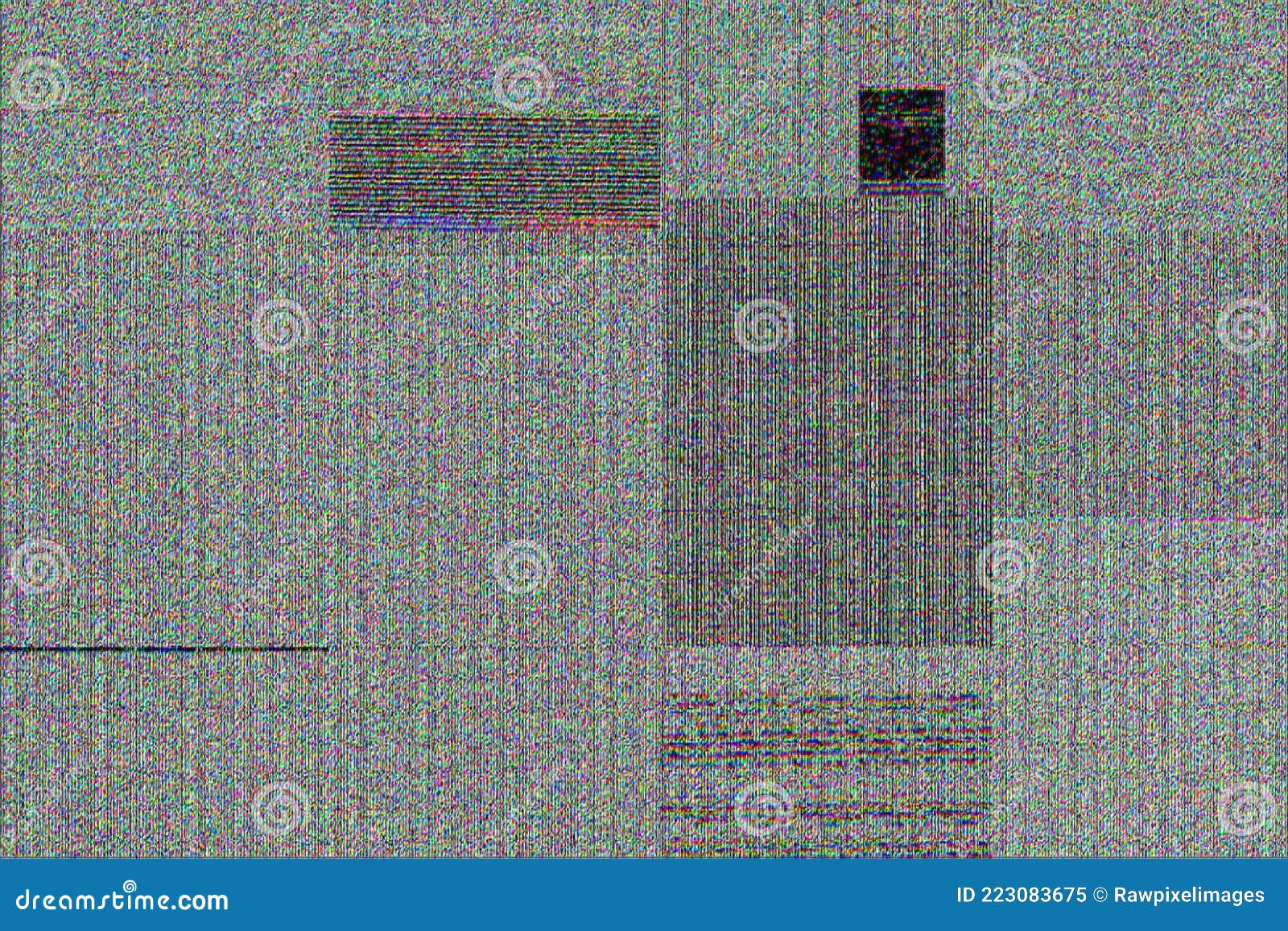 Gray Glitch Effect Patterned Background Stock Illustration ...