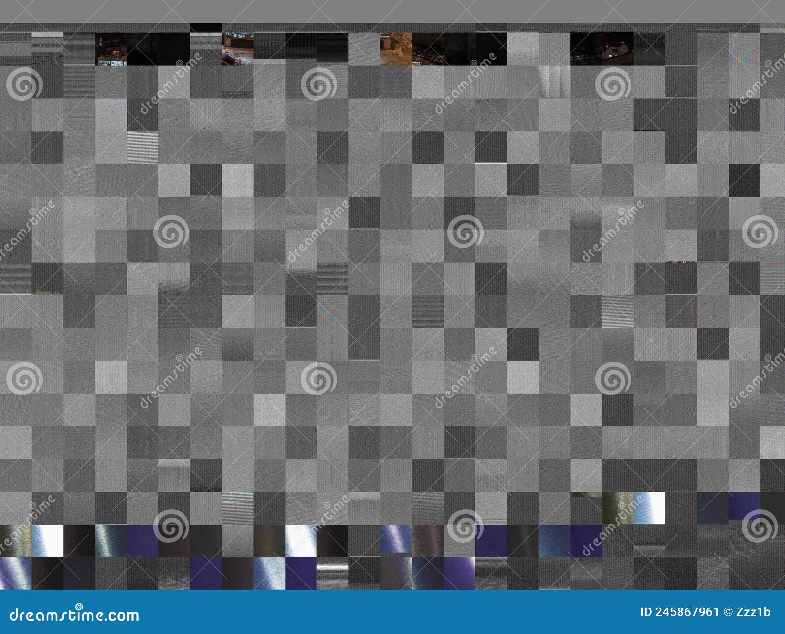 Gray Glitch Noise Pattern of Corrupted Jpeg Image Stock Image - Image ...