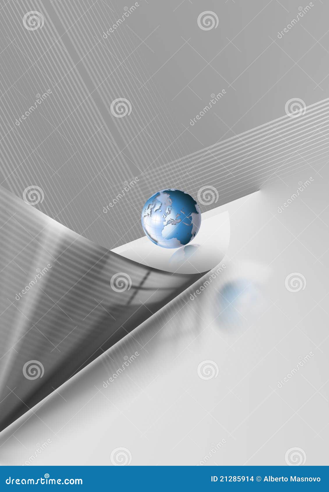 Gray global business stock illustration. Illustration of postcards ...