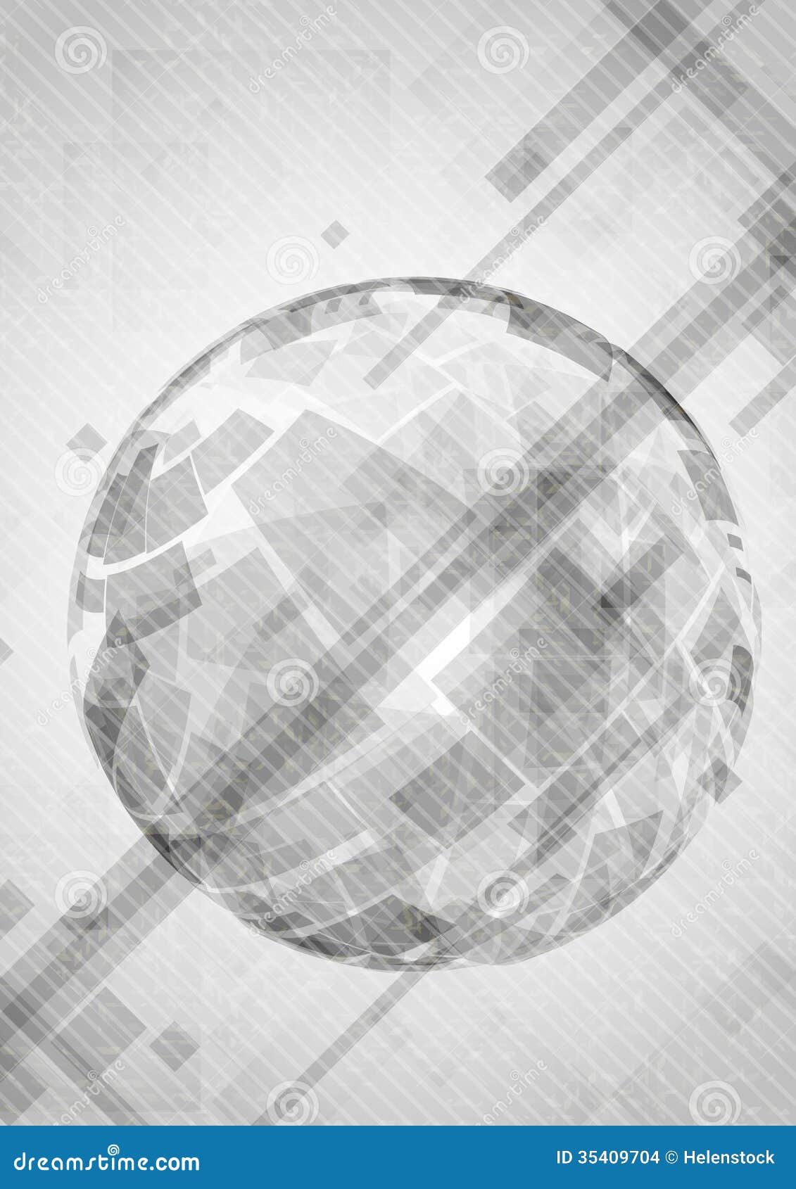 Gray Globe Design. stock vector. Illustration of earth - 35409704