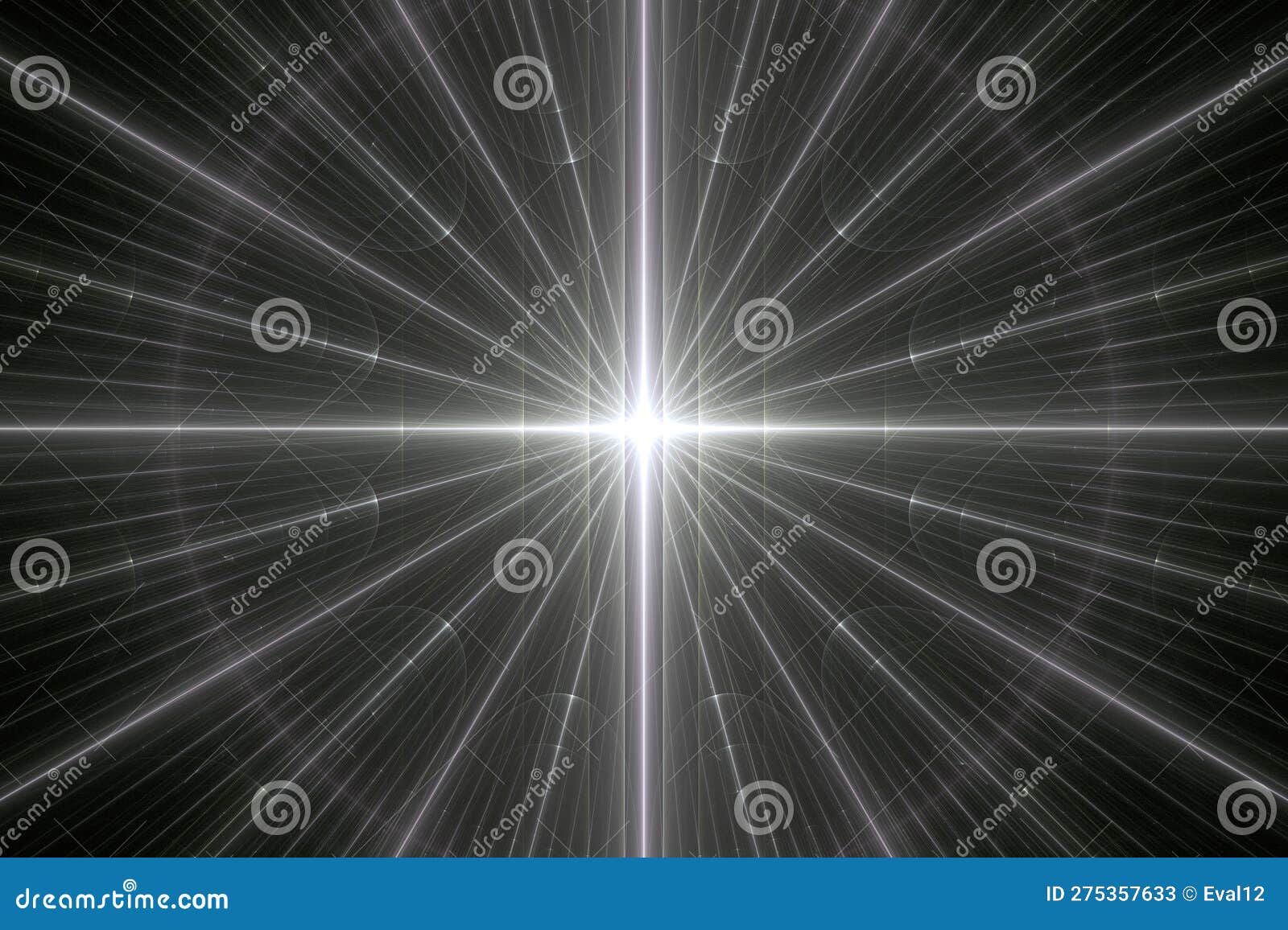 Gray Glowing Pattern of Crooked Waves and Rays on a Black Background ...