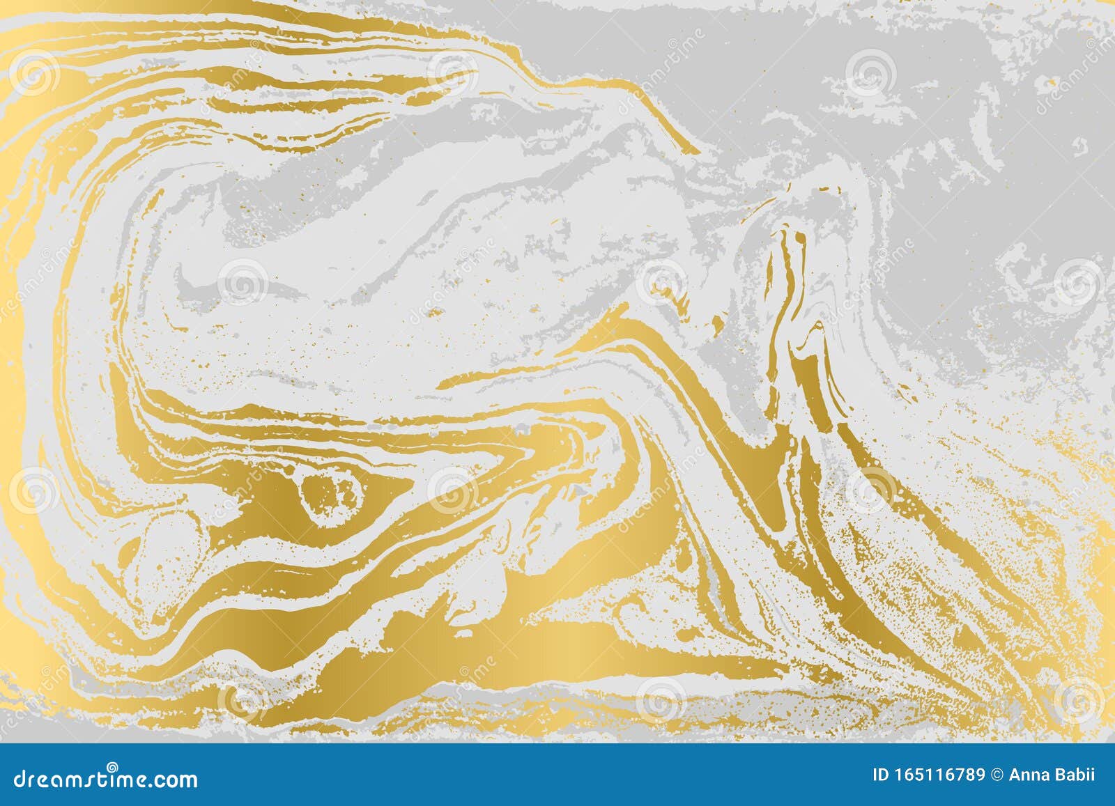 Gray and Gold Agate Ripple Pattern. Simple Marble Monochrome Background ...