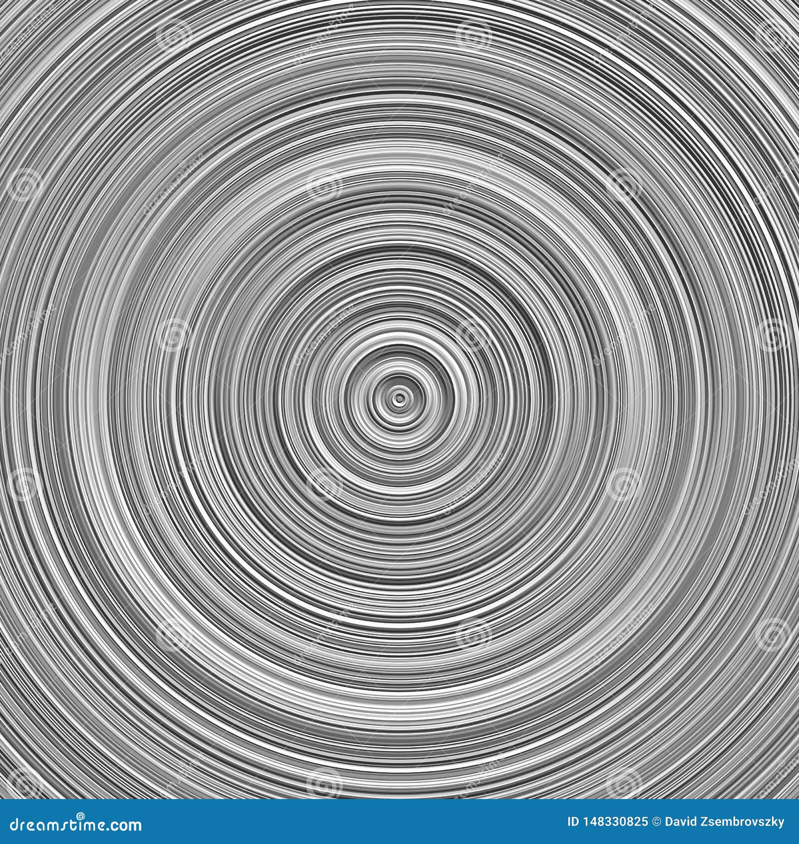 Gray Gradient Concentric Circle Background Design Stock Vector ...