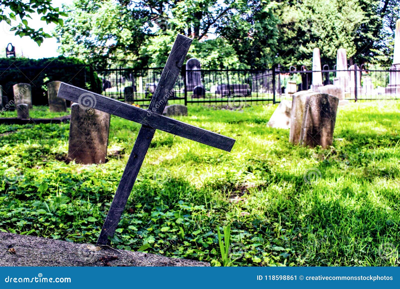 Gray Graveyard Picture. Image: 118598861