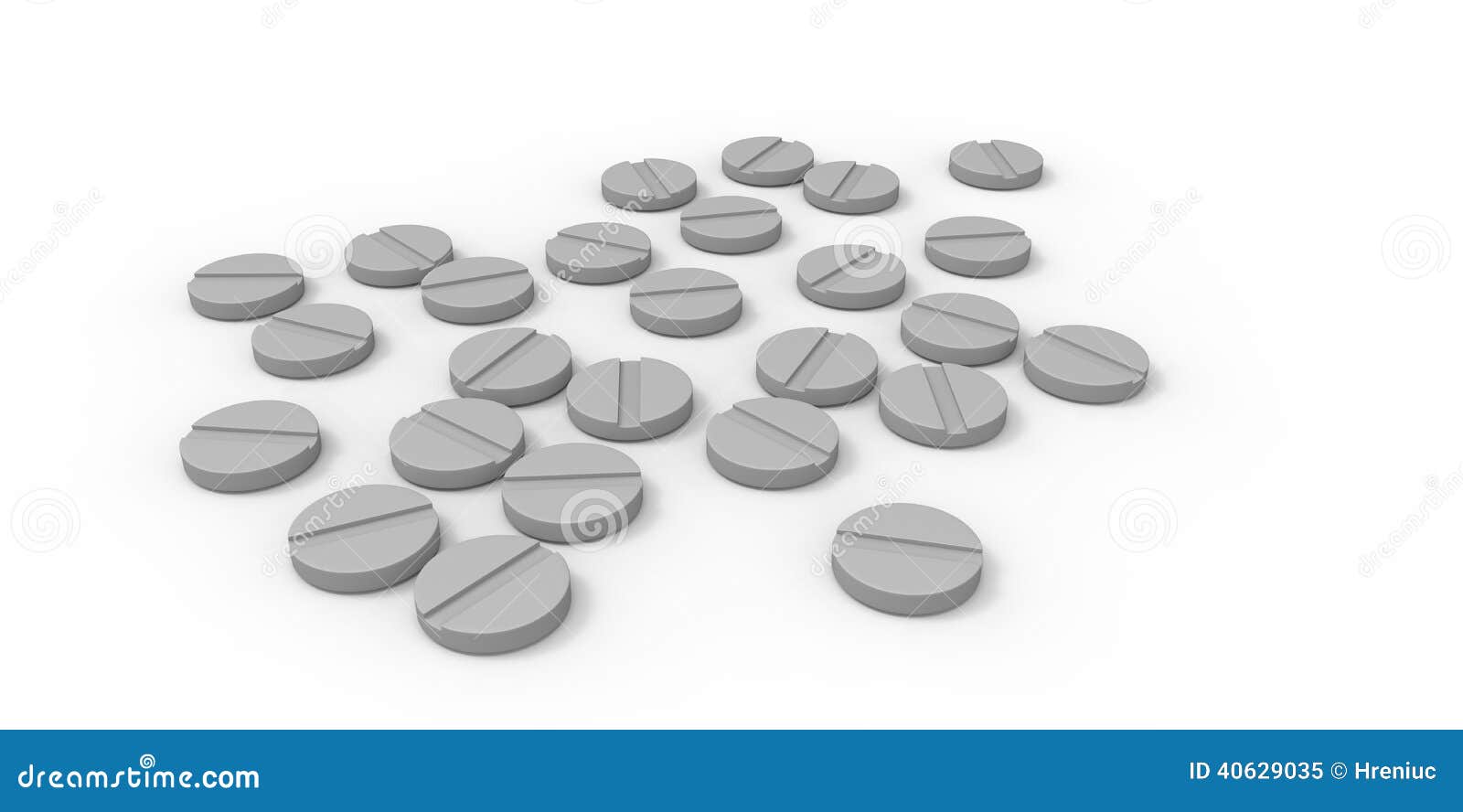 Gray Grey Drugs Pills on White Background Stock Illustration ...