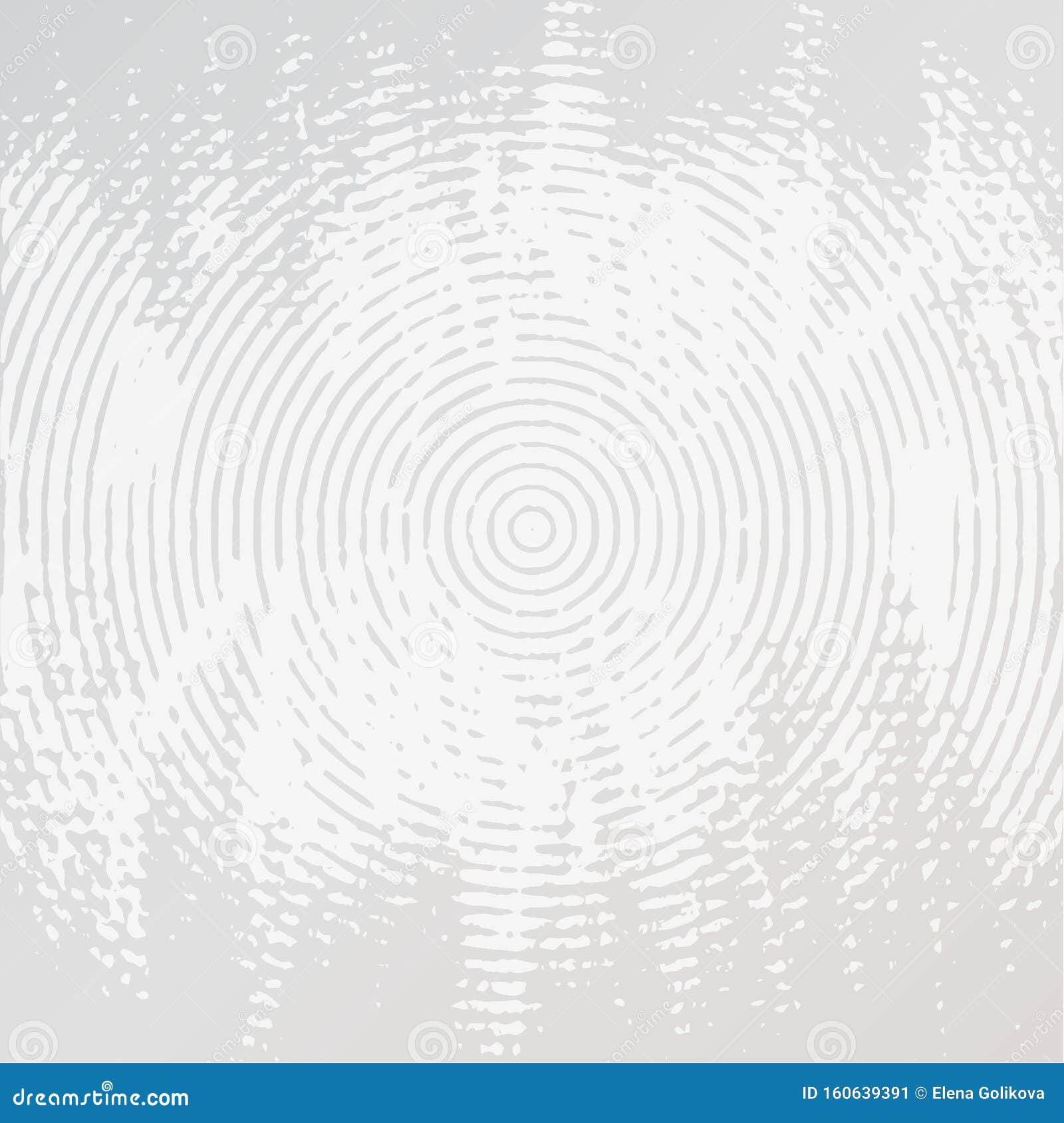 Gray Grunge Background with Concentric Circles Stock Illustration ...