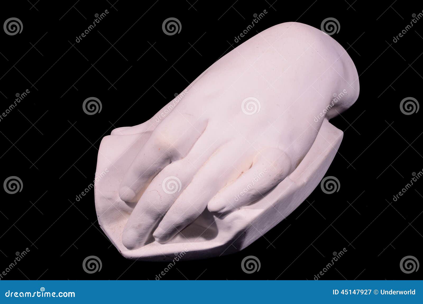 Gray Handmade Hand Clay Statue Stock Image - Image of gray, handmade ...