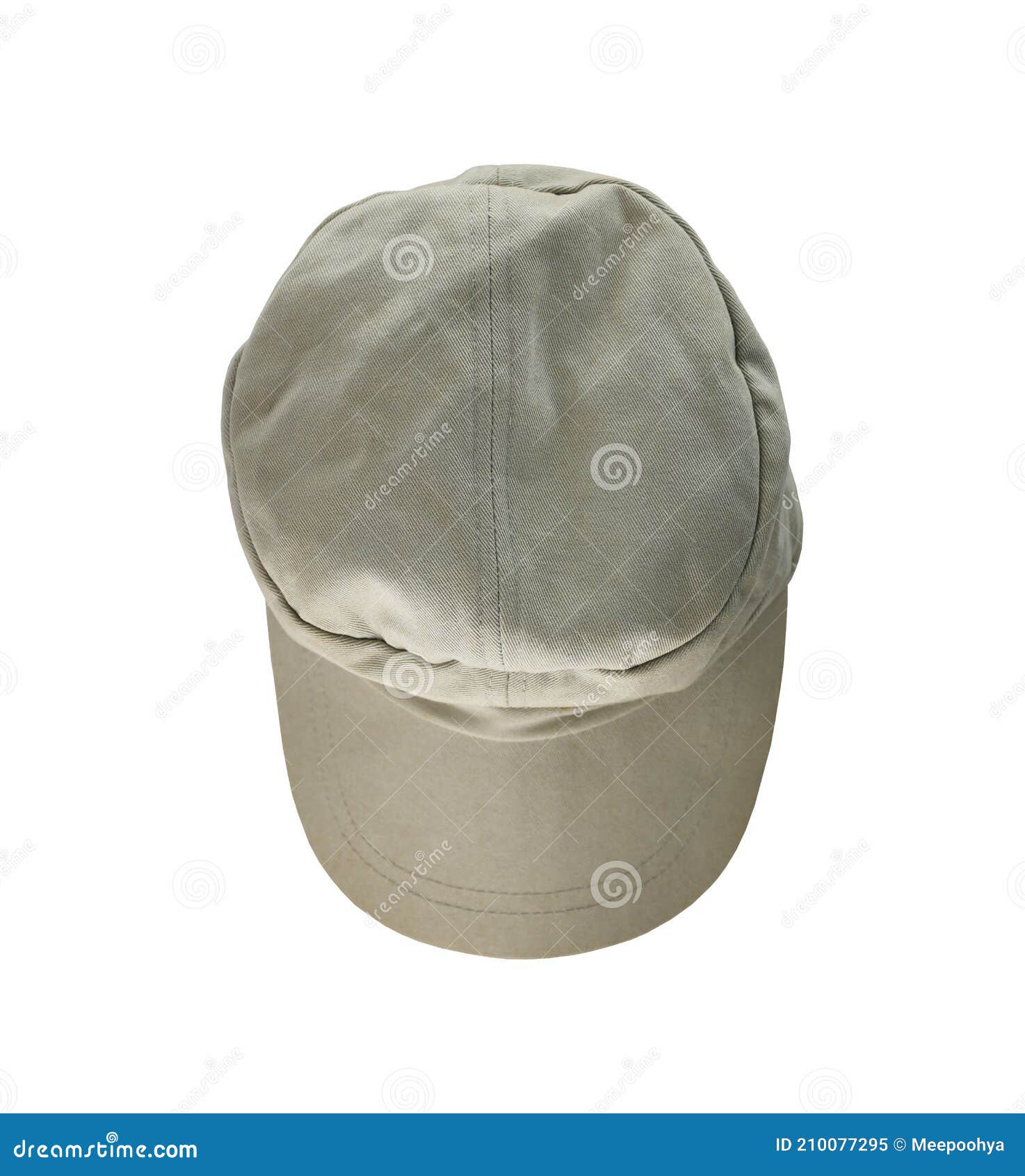Gray Hat in a Top View Isolated on White Stock Image - Image of culture ...