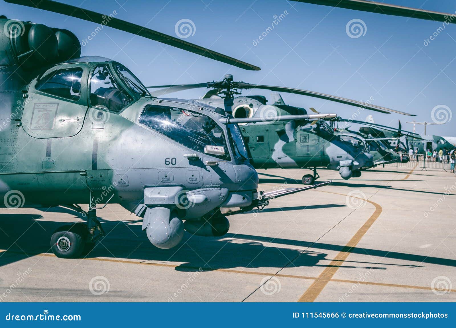 Gray Helicopter Picture. Image: 111545666