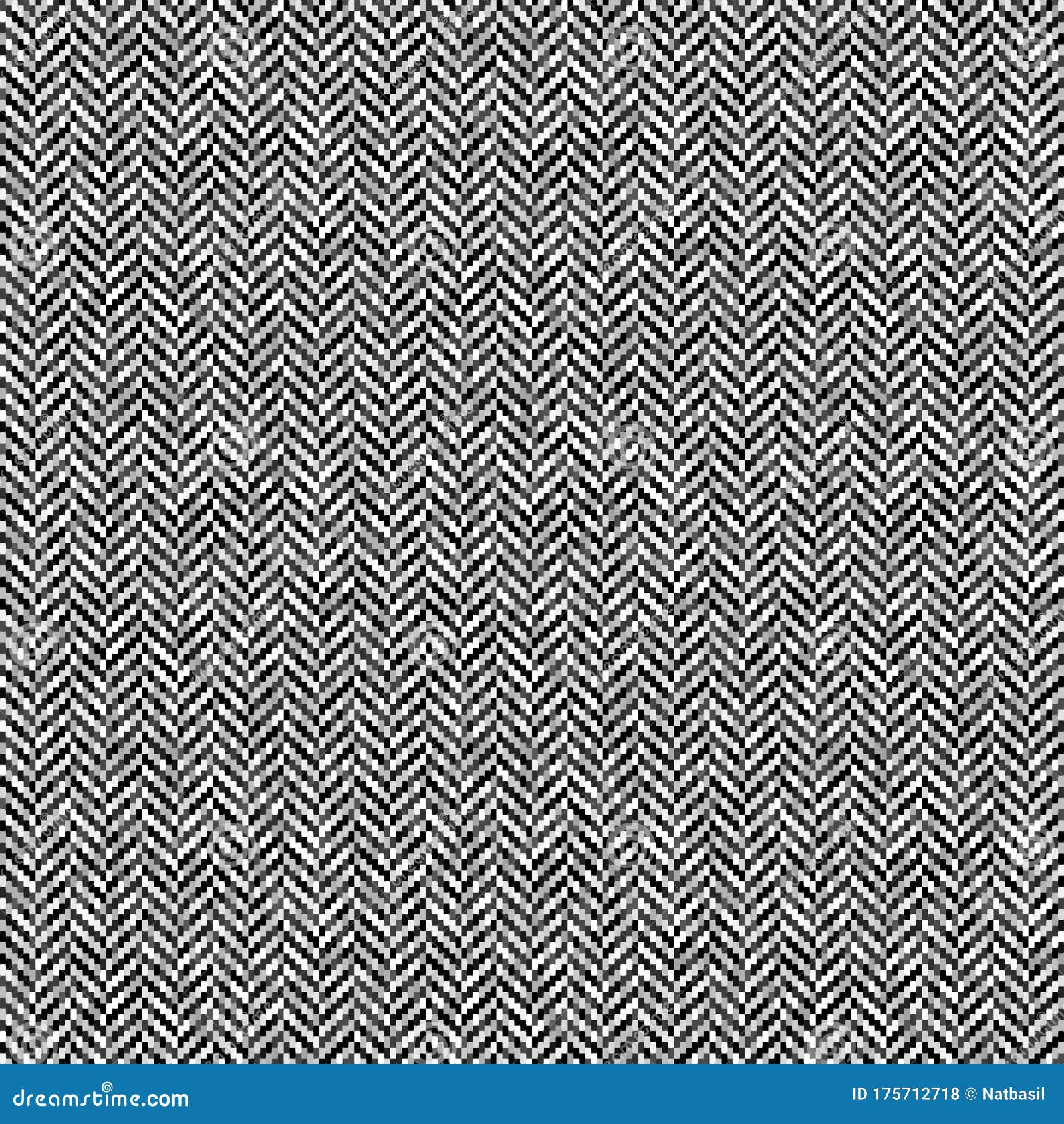 Gray Herringbone Tweed Seamless Pattern Stock Vector - Illustration of ...