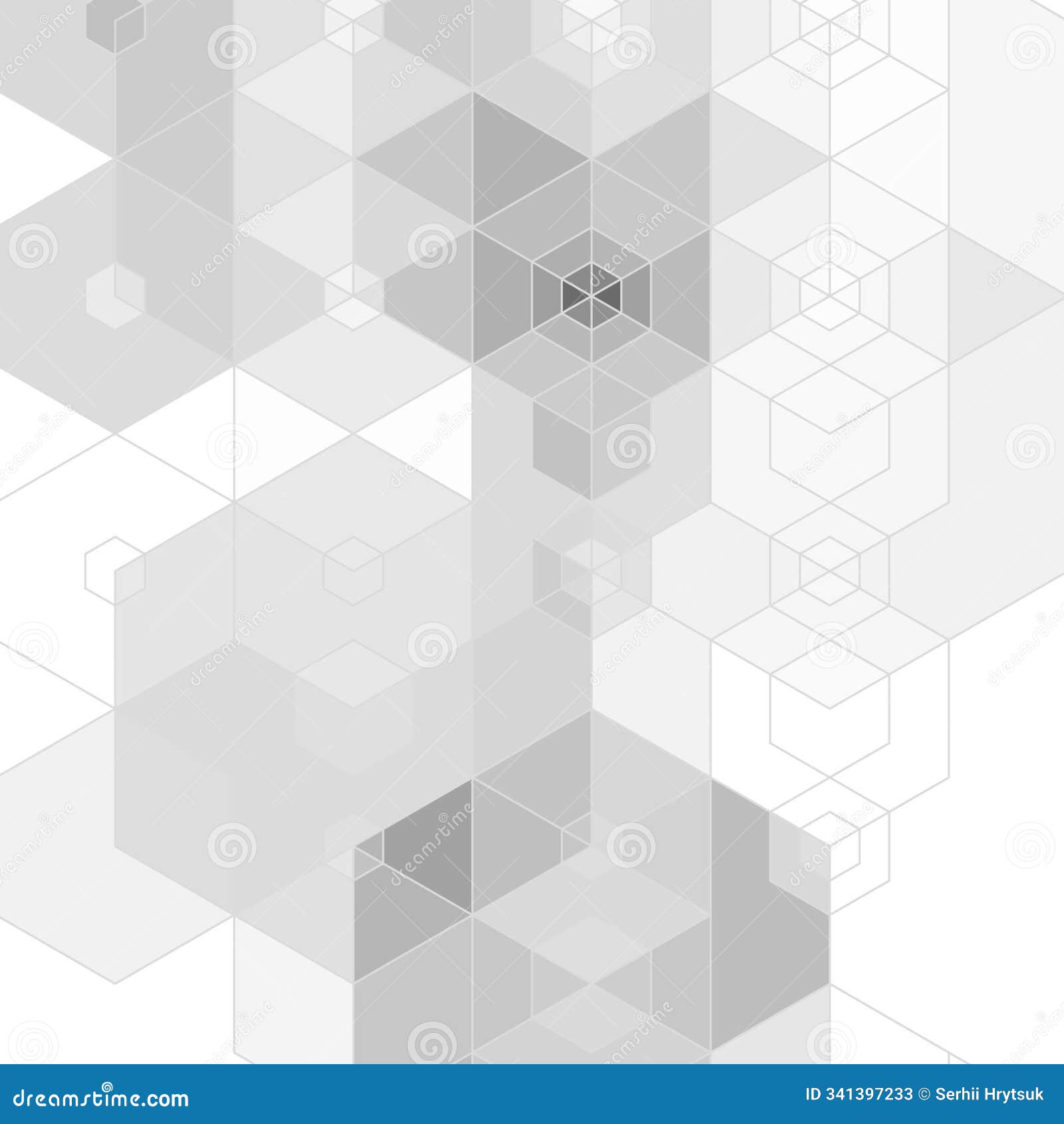 Gray Hexagon Abstract Background. Geometric Pattern. Eps 10 Stock ...