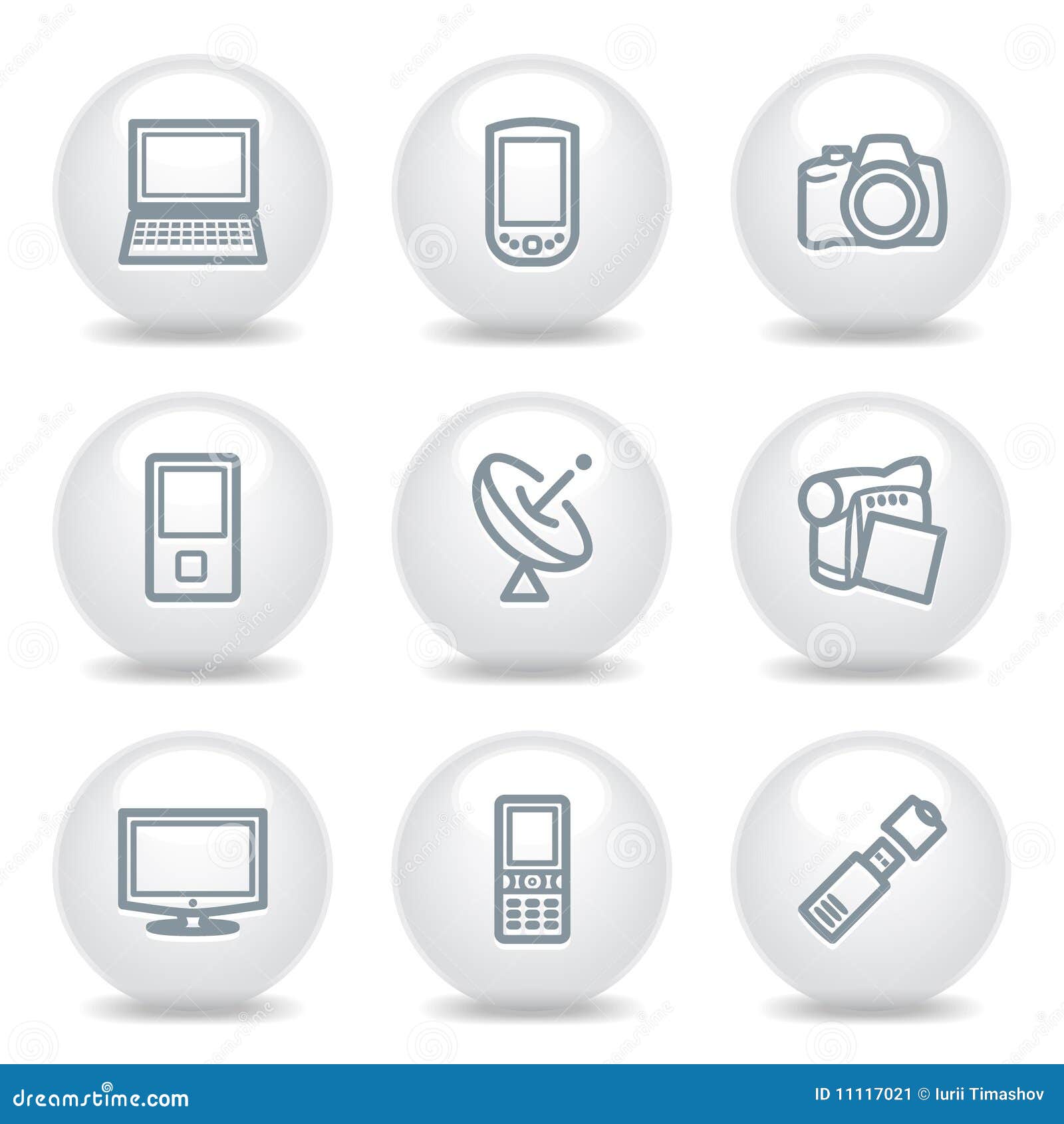 Gray icons set 16 stock vector. Illustration of mobile - 11117021